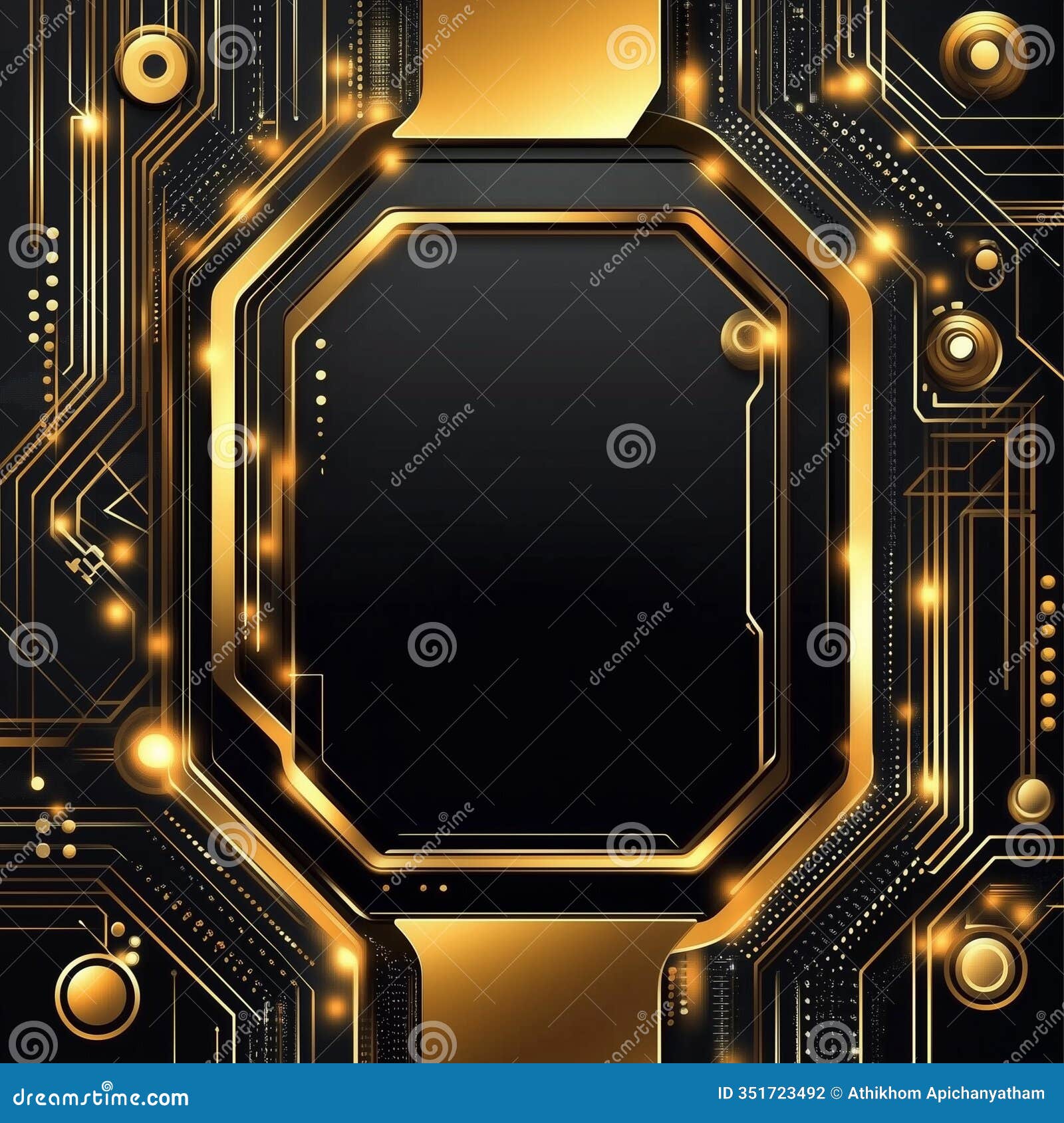 Abstract High Tech Background Image Stock Illustration - Illustration ...