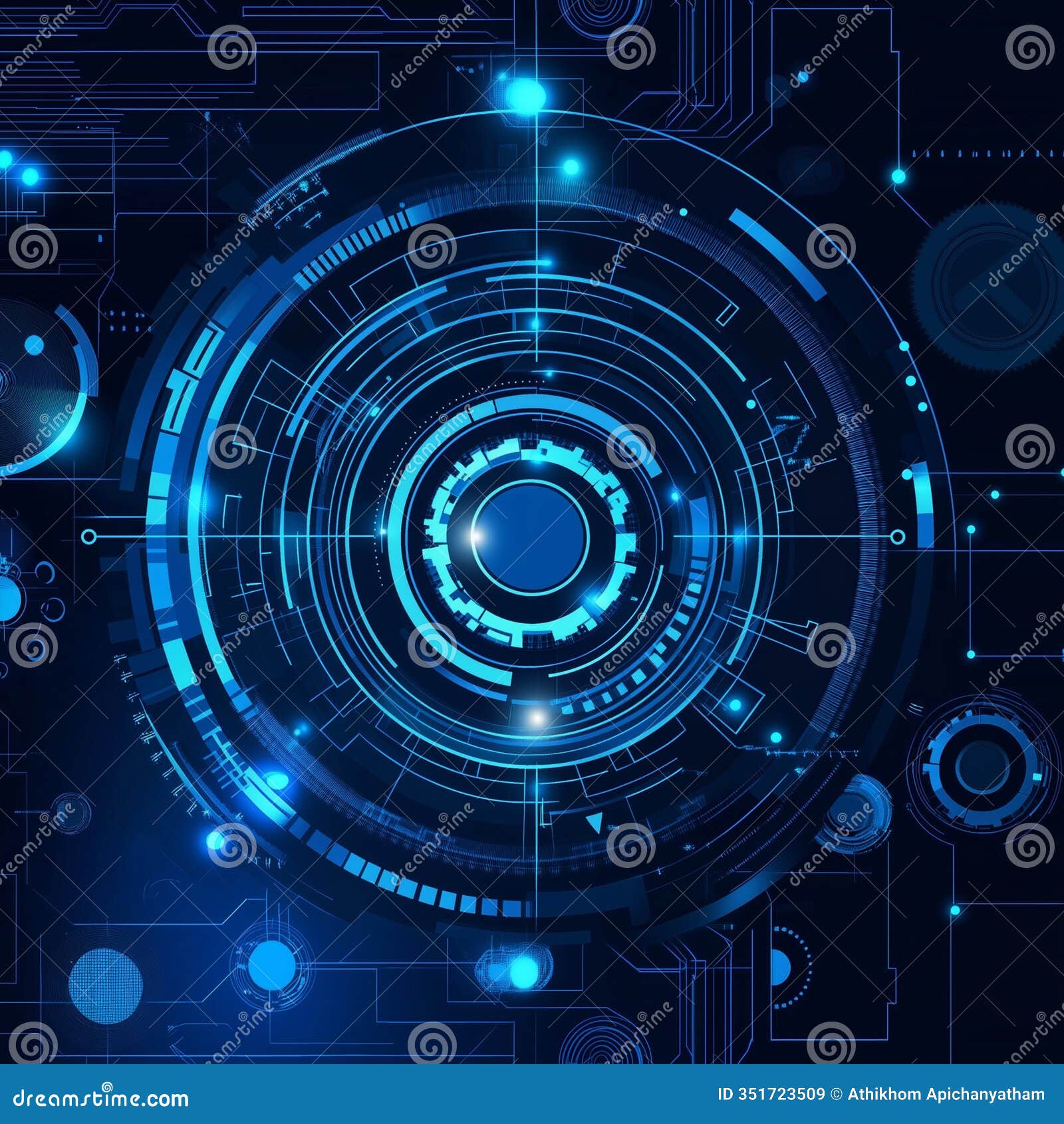 Abstract High Tech Background Image Stock Illustration - Illustration ...