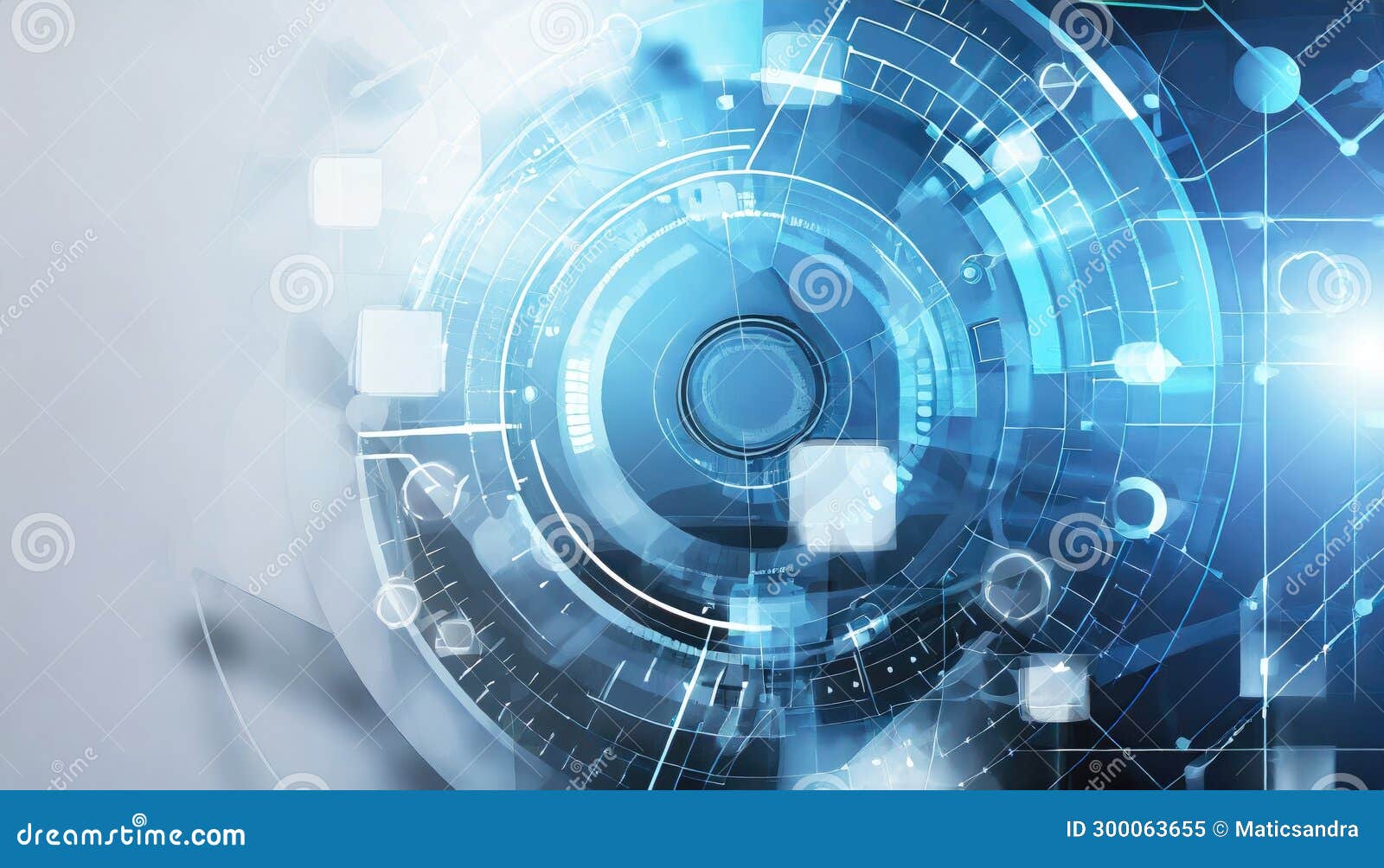 Abstract High-Tech Background. Generated with AI Stock Illustration ...