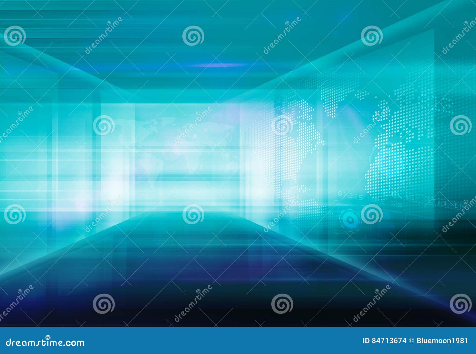 Abstract High Tech 3D Space Background Concept Series 106 Stock Photo ...