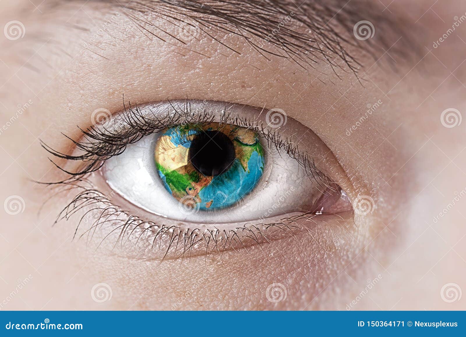 Abstract High Tech Eye Concept Stock Image - Image of fusion, tech ...