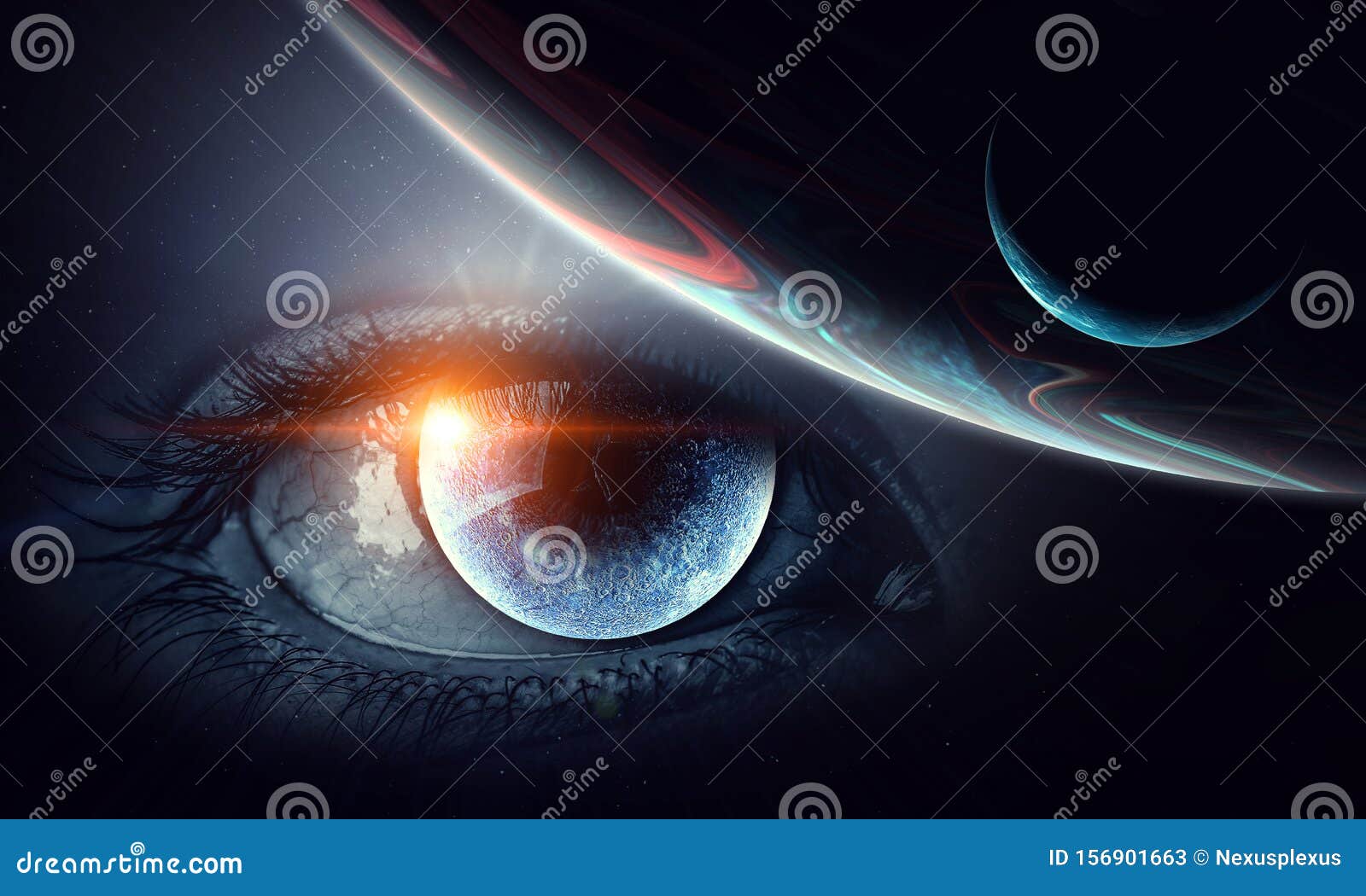 Abstract High Tech Eye Concept Stock Image - Image of watching, techno ...