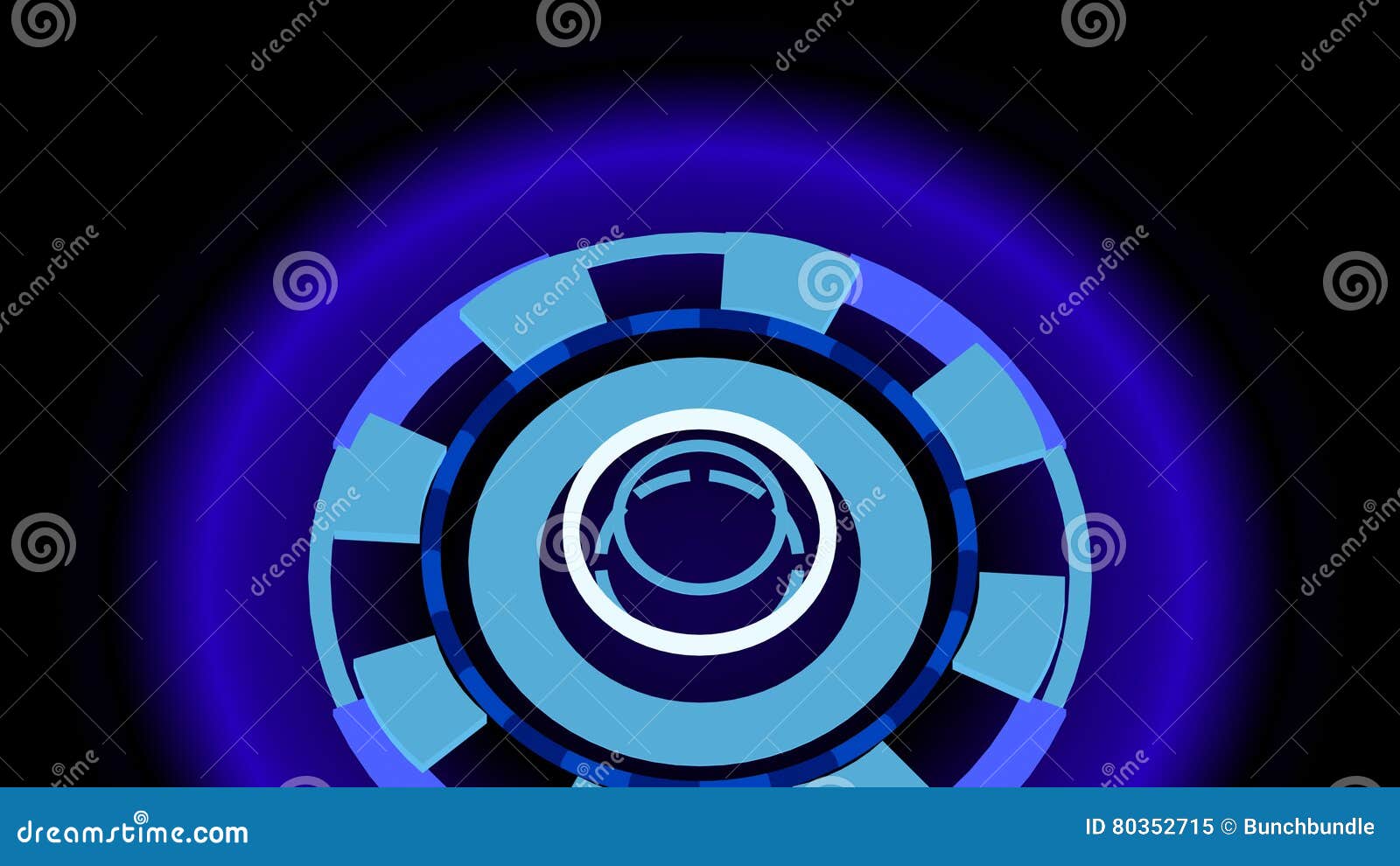 Abstract High-tech Wheels, 3d Illustration Stock Illustration ...