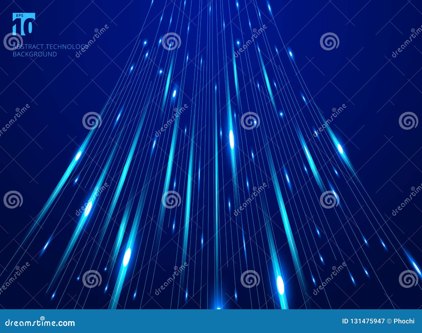 Abstract Hight Speed Movement Laser Lines Pattern and Motion Blur on ...