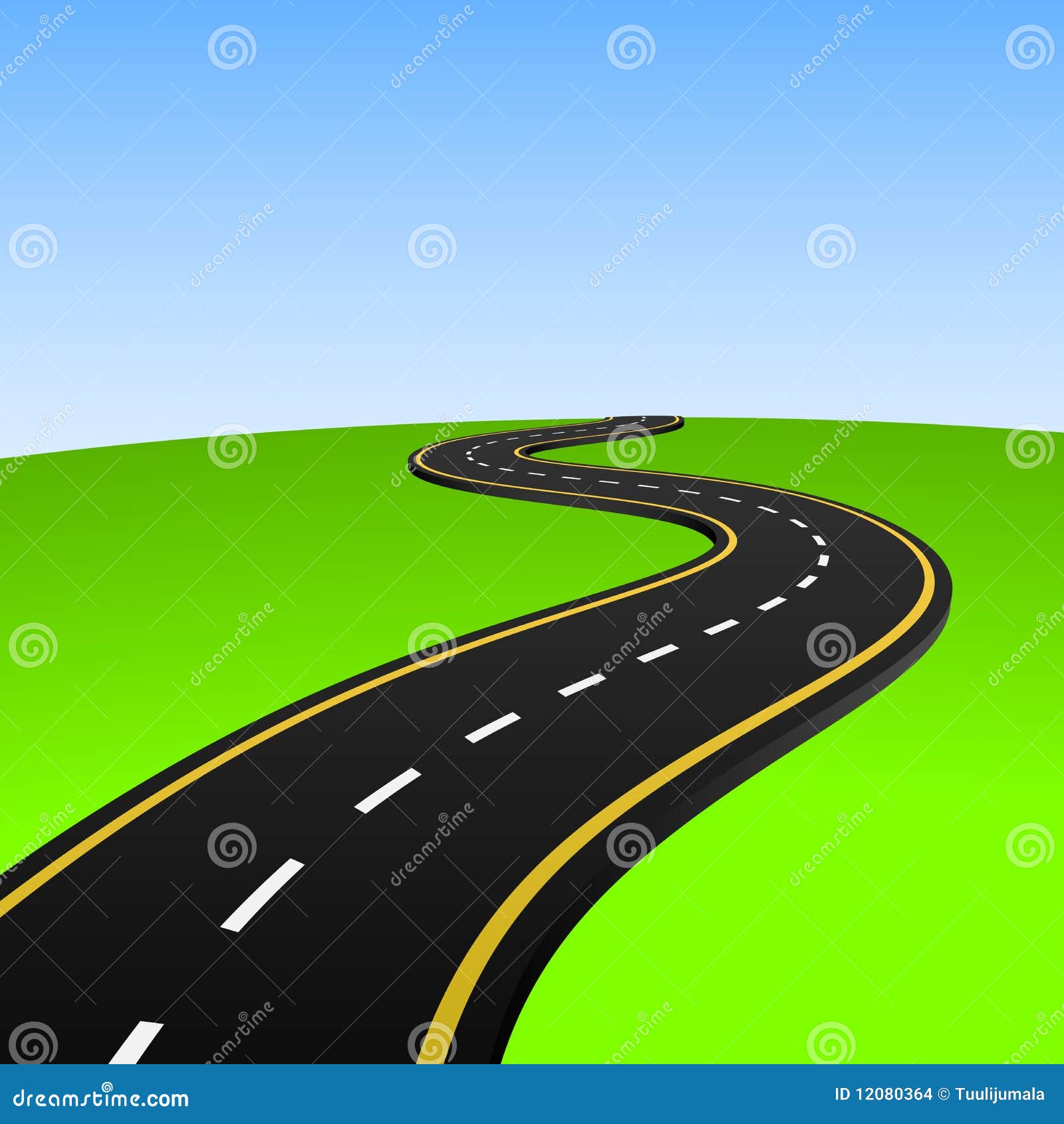 Abstract highway stock illustration. Illustration of forward - 12080364