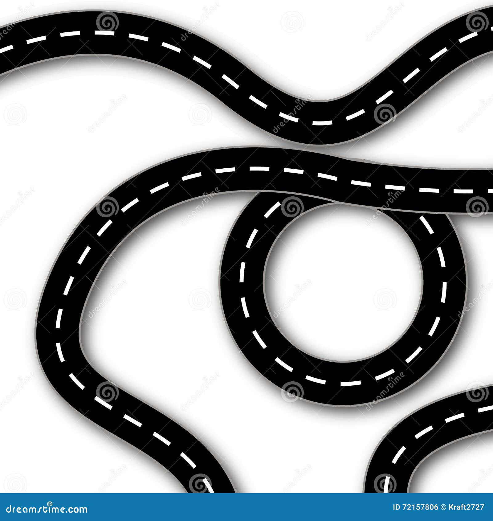 Abstract highway stock vector. Illustration of river - 72157806