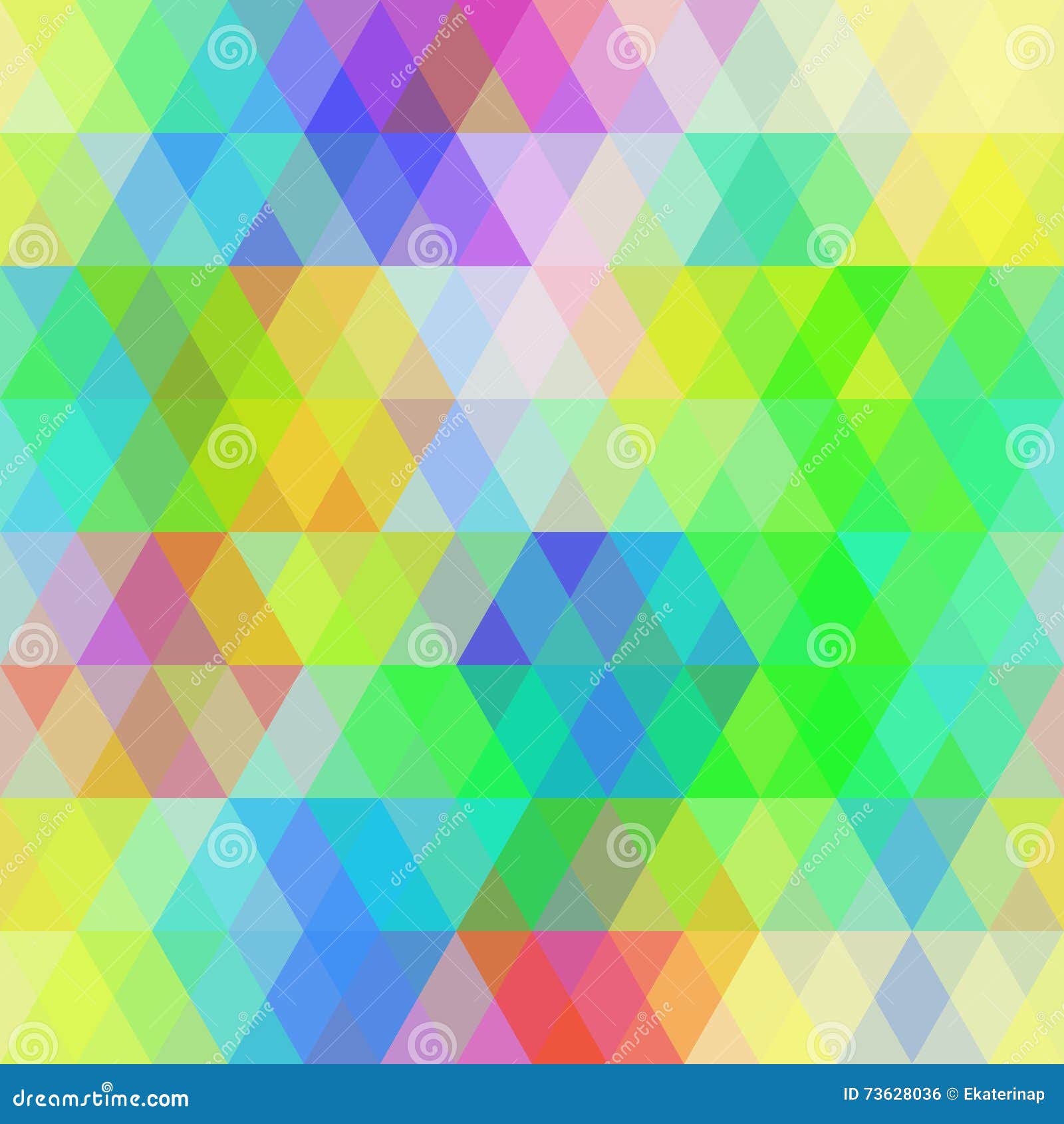 Abstract Hipsters Seamless Pattern with Bright Colored Rhombus. Stock ...