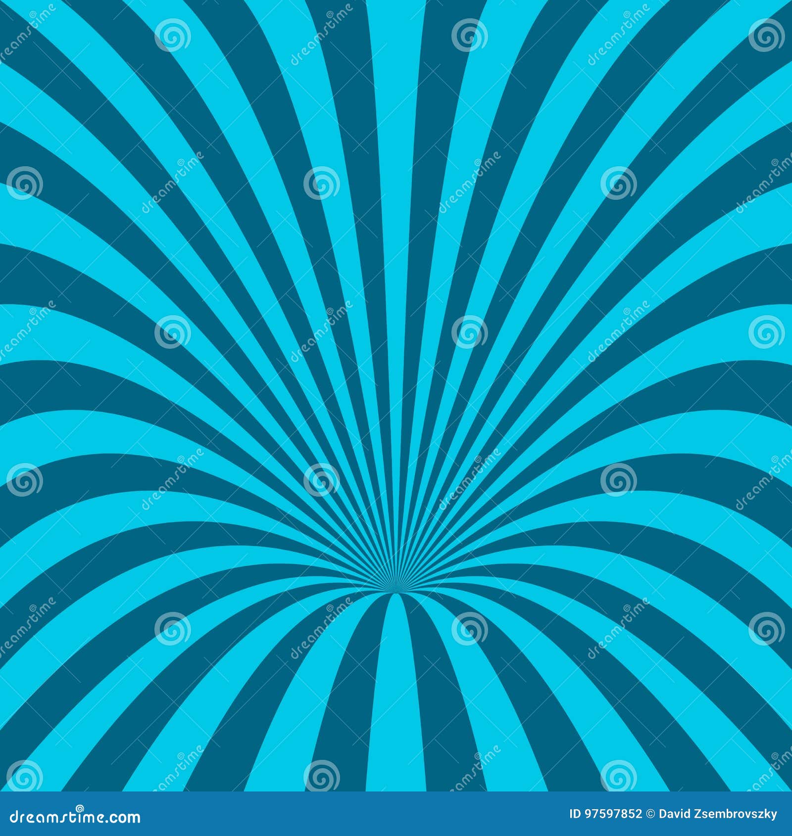 Abstract Hole Background - Vector Design from Curved Rays Stock Vector ...