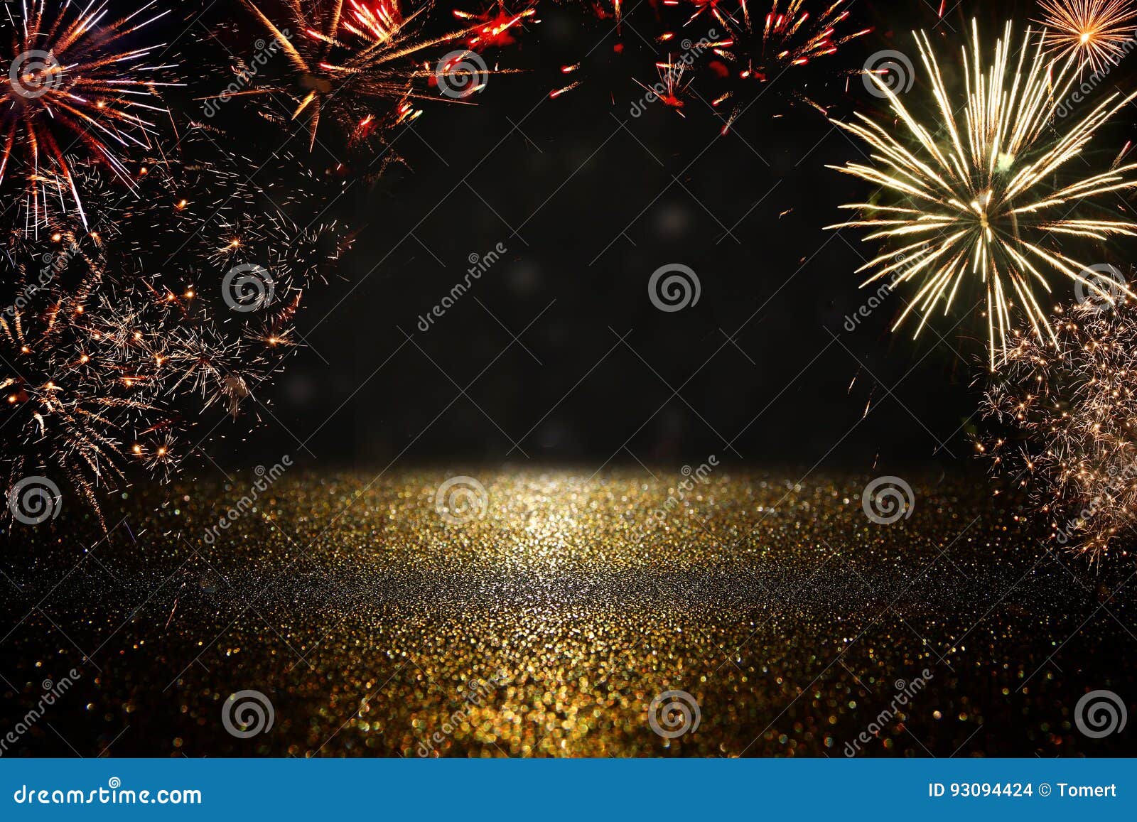 Abstract Holiday Firework Background. Stock Photo - Image of exploding ...