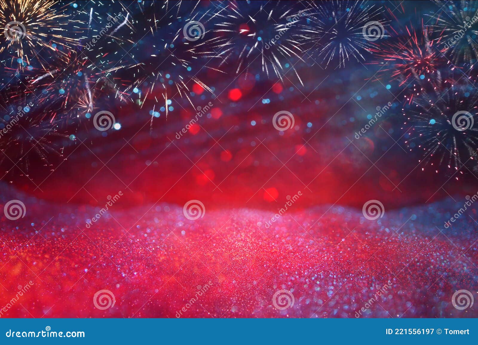 Abstract Holiday Firework Background. 4th of July Concept Stock Image ...