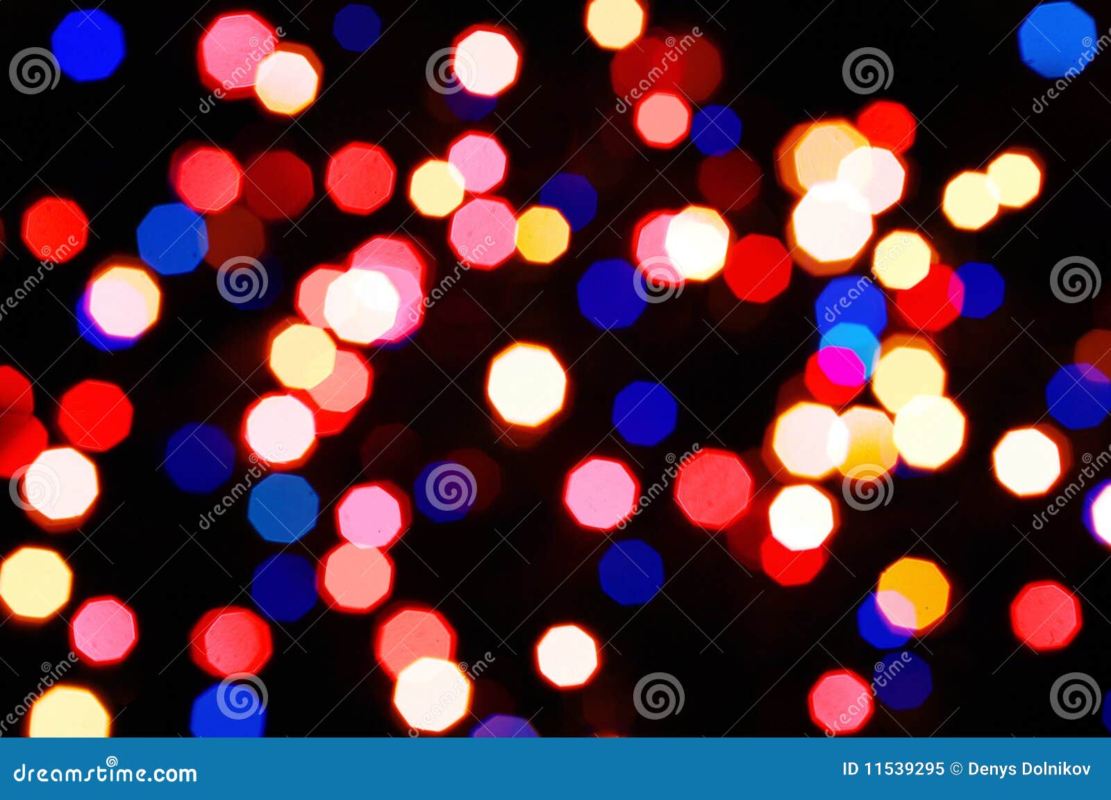 Abstract holiday lights stock image. Image of christmas - 11539295
