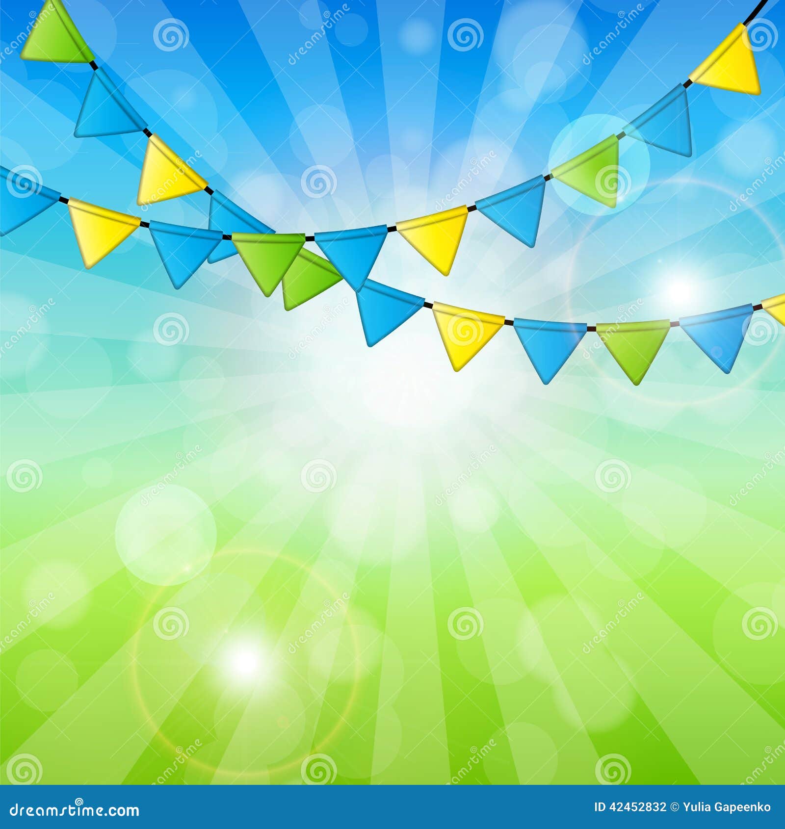 Abstract Holiday Nature Background Vector Stock Vector - Illustration ...