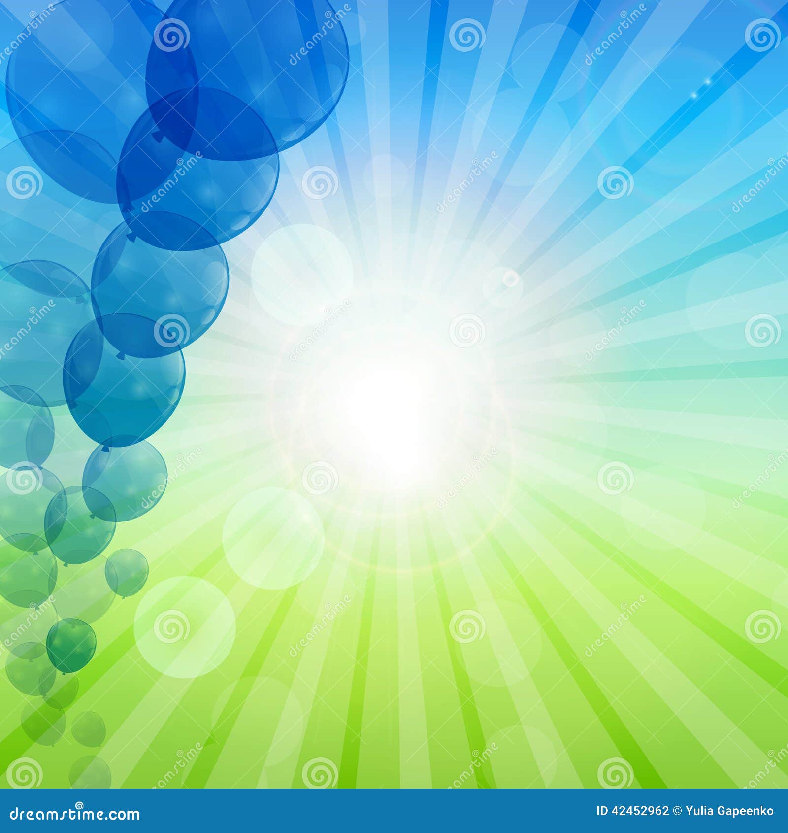 Abstract Holiday Nature Background Vector Stock Vector - Illustration ...