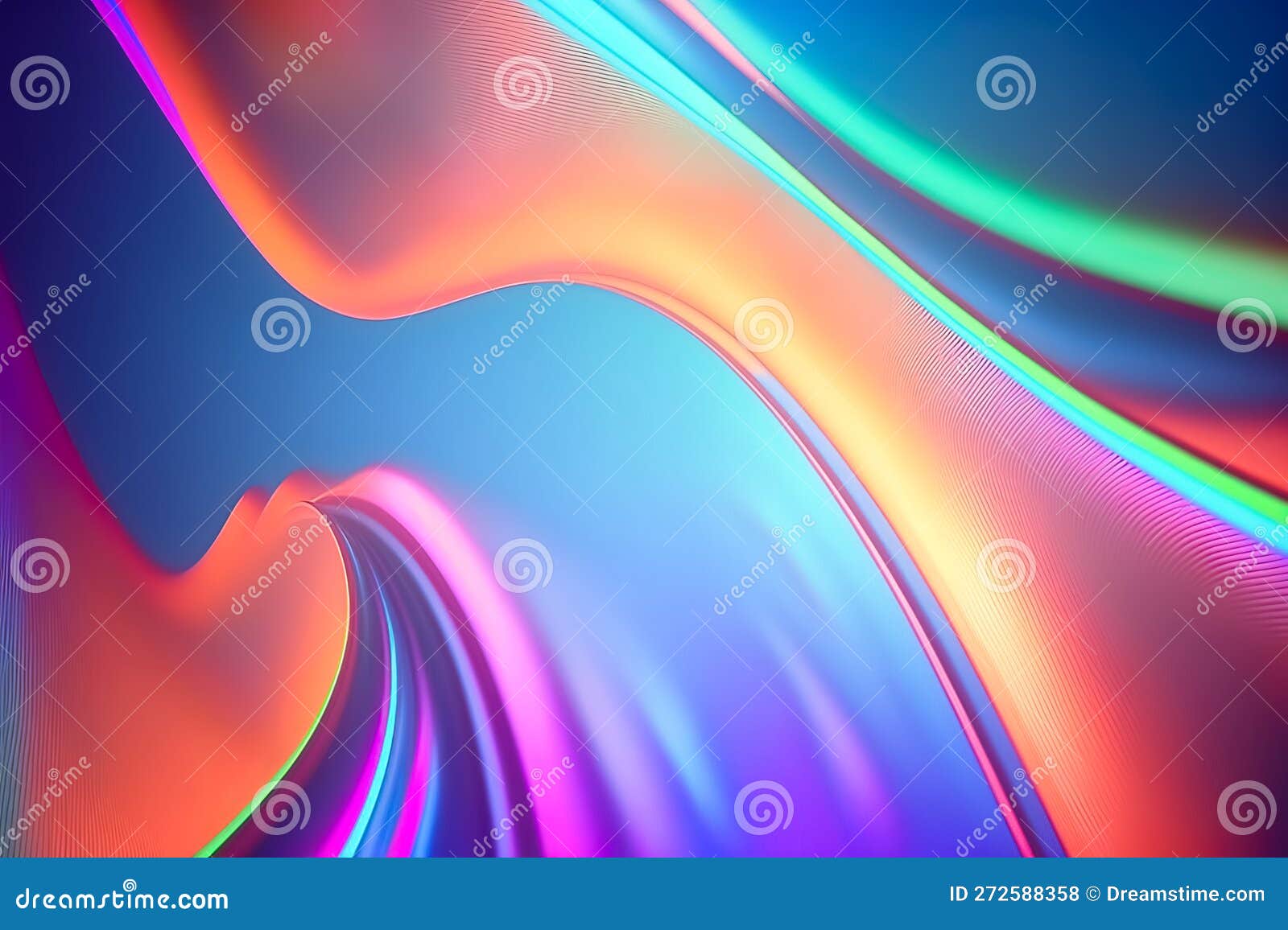 Abstract Holographic Multi-colored Crystals with Rays and Waves of ...