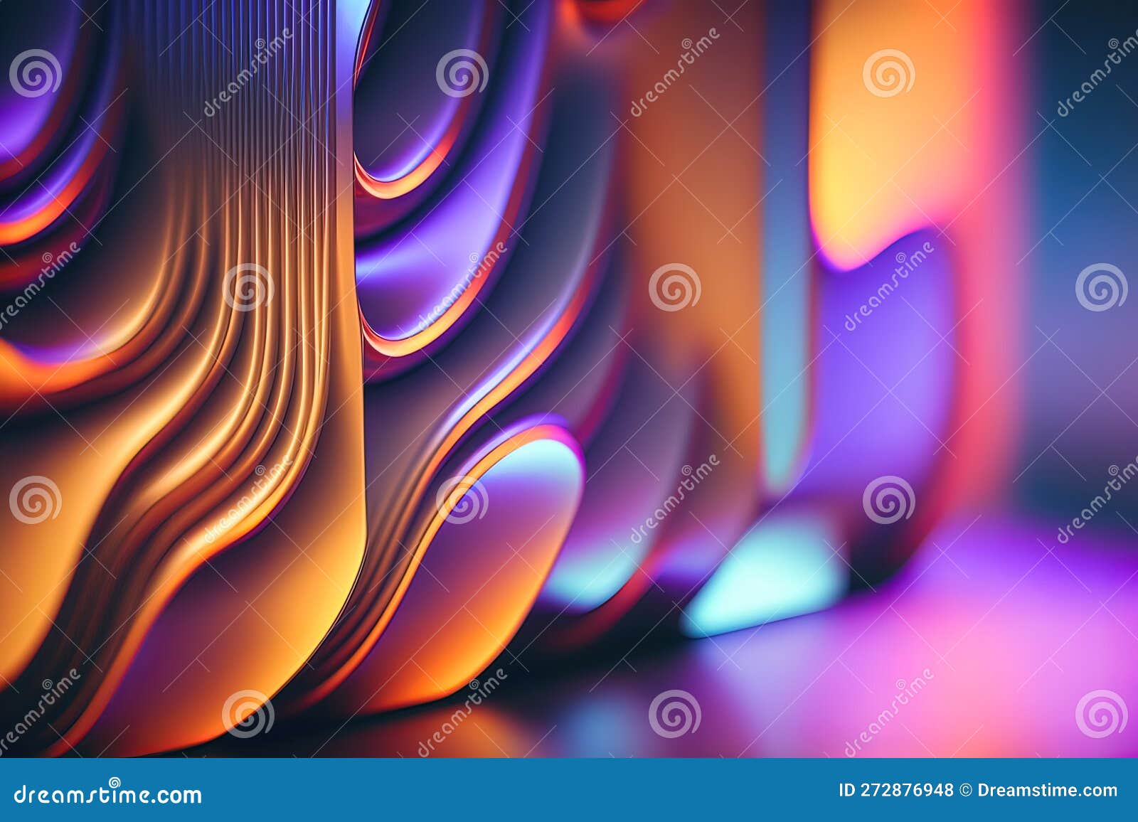 Abstract Holographic Multi-colored Crystals with Rays and Waves of ...