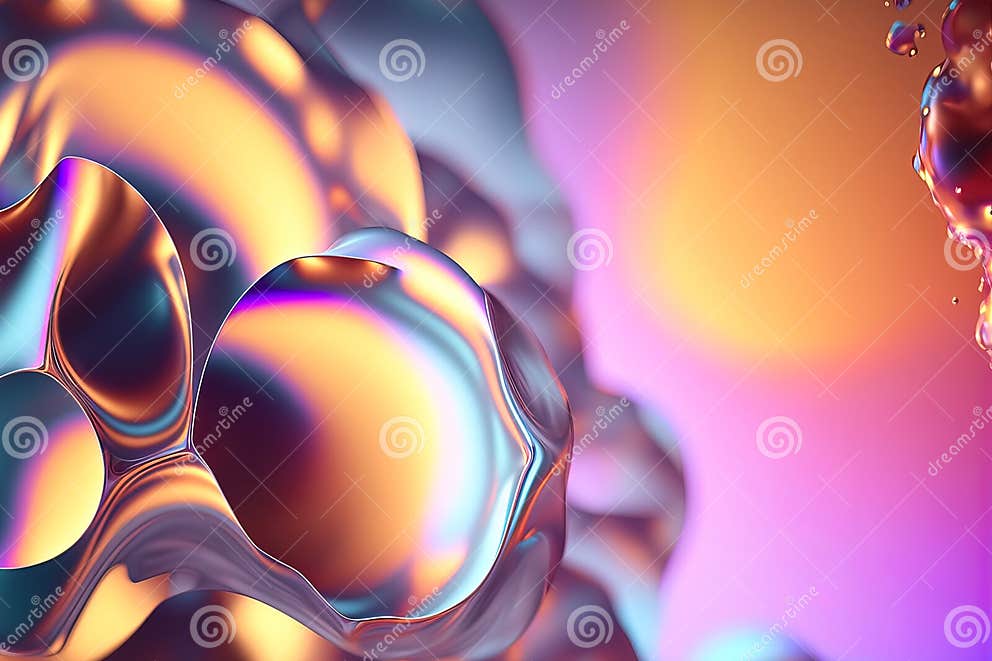 Abstract Holographic Multi-colored Crystals with Rays and Waves of ...