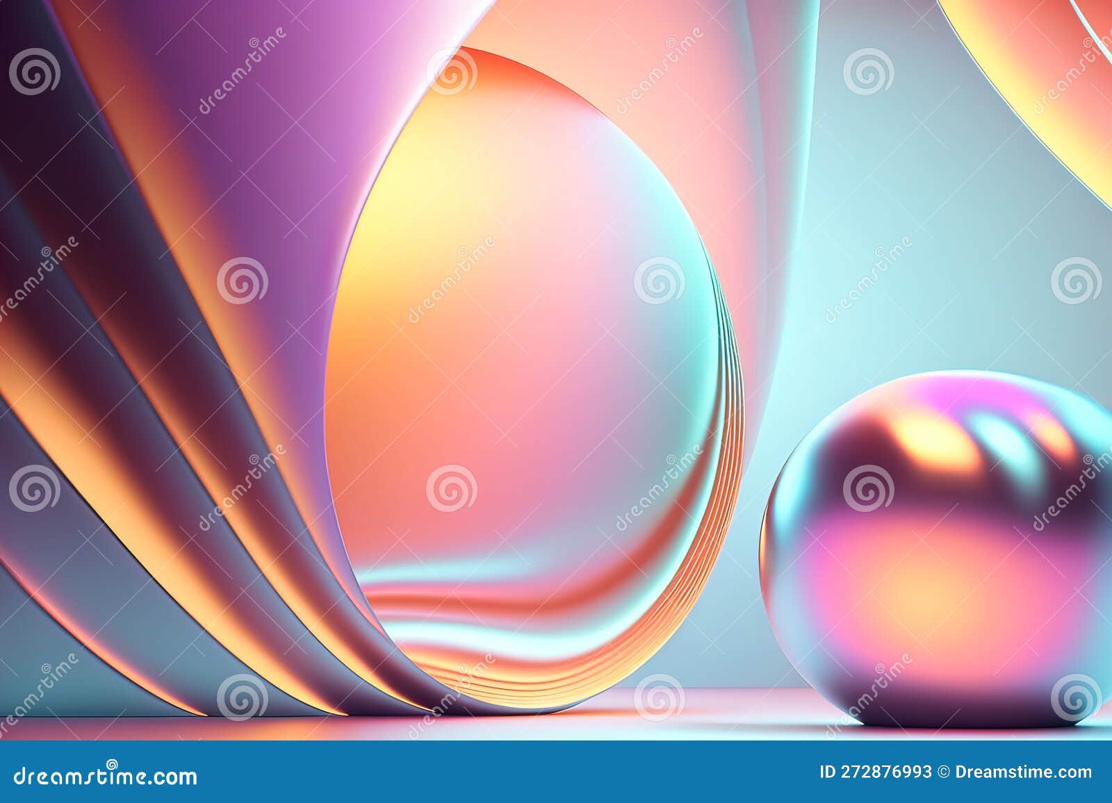 Abstract Holographic Multi-colored Crystals with Rays and Waves of ...