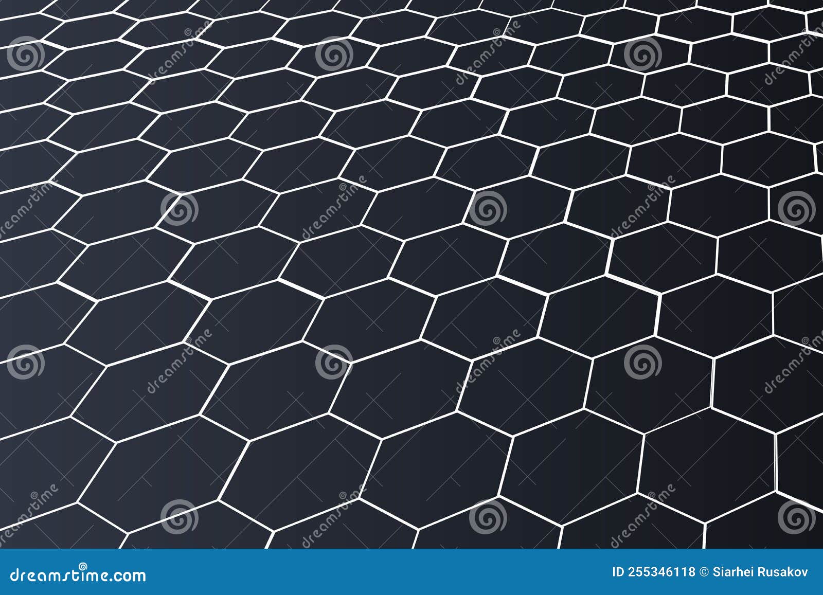 Abstract Honeycomb Pattern Network Concept. Application of Progressive ...
