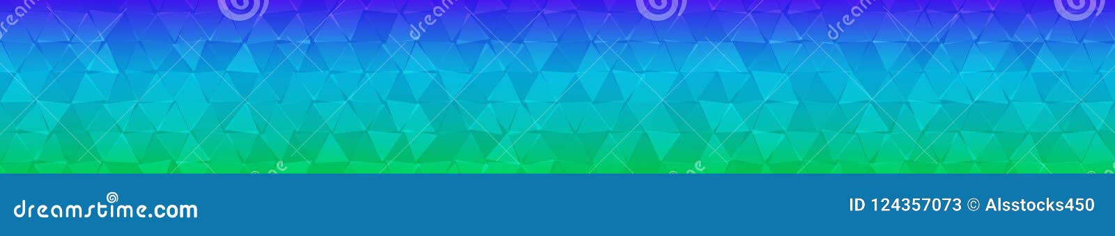 Banner of small triangles stock vector. Illustration of geometric ...