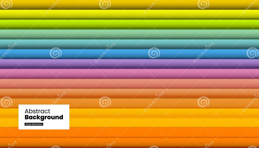 Abstract Horizontal Colorful Background Design Stock Illustration ...