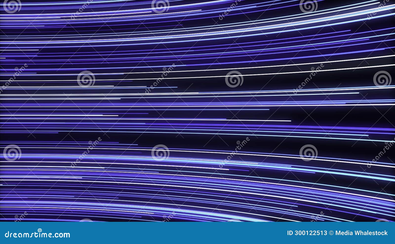 Abstract Horizontal Colorful Rays Bending All Over the Screen. Motion ...