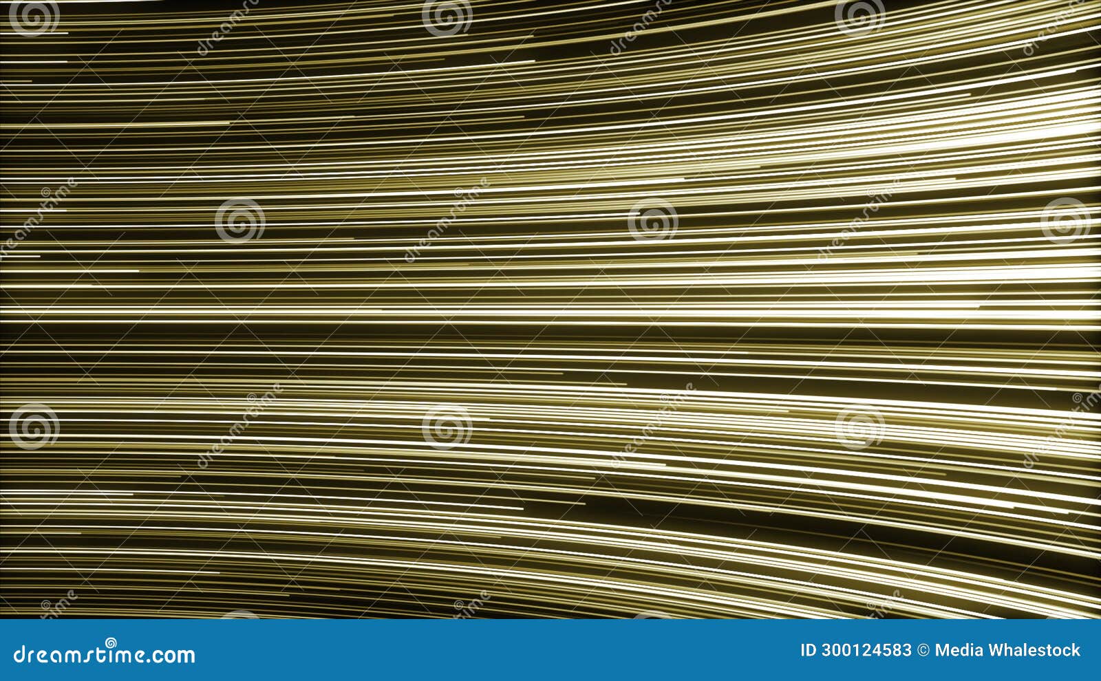 Abstract Horizontal Colorful Rays Bending All Over the Screen. Motion ...