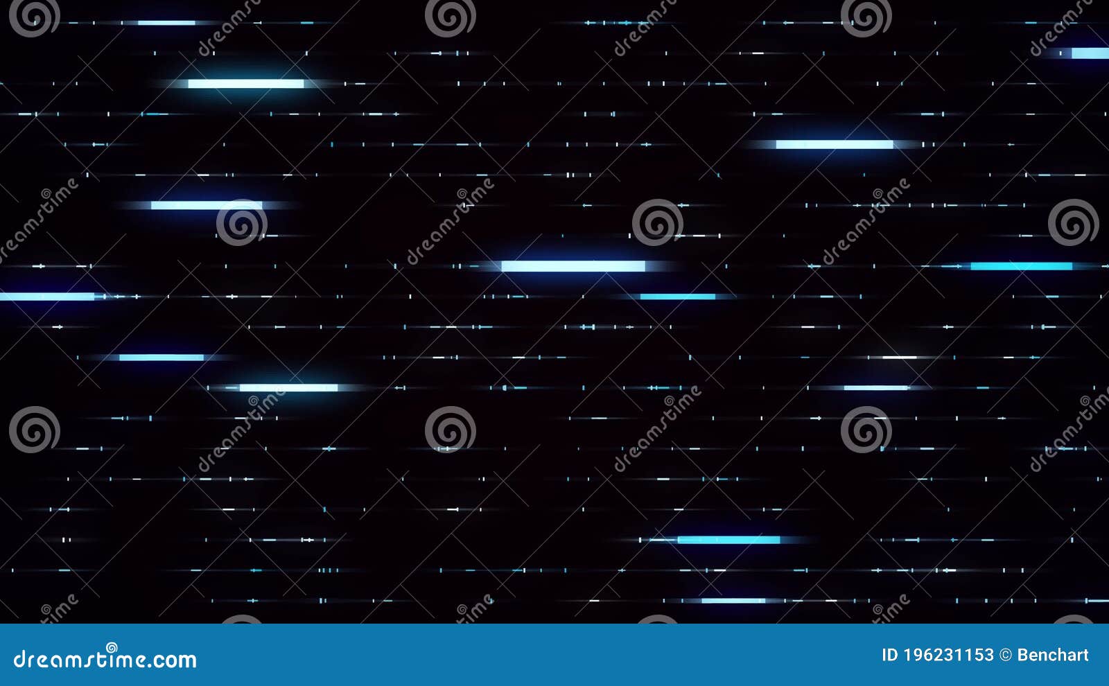 Abstract Horizontal Glowing Lines Speed Fx Background Loop Stock Video ...