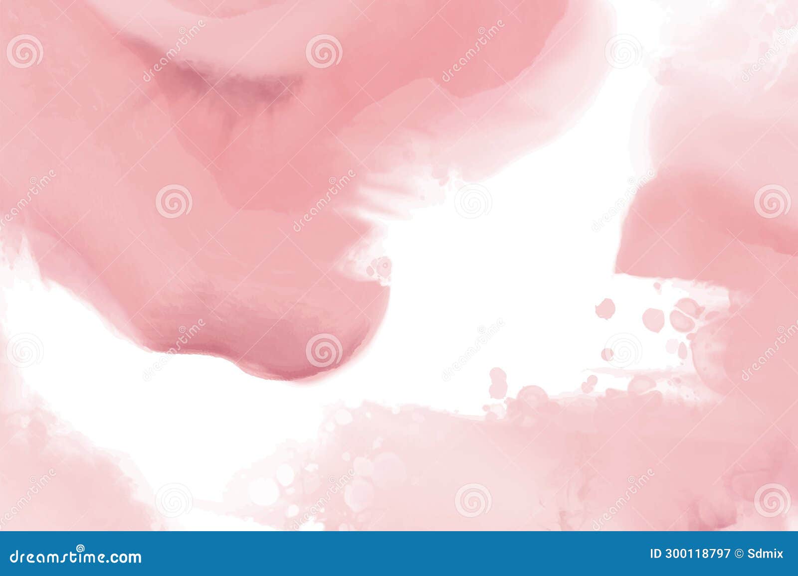 Abstract Horizontal Pink Watercolor Background. Vector Element. Stock ...