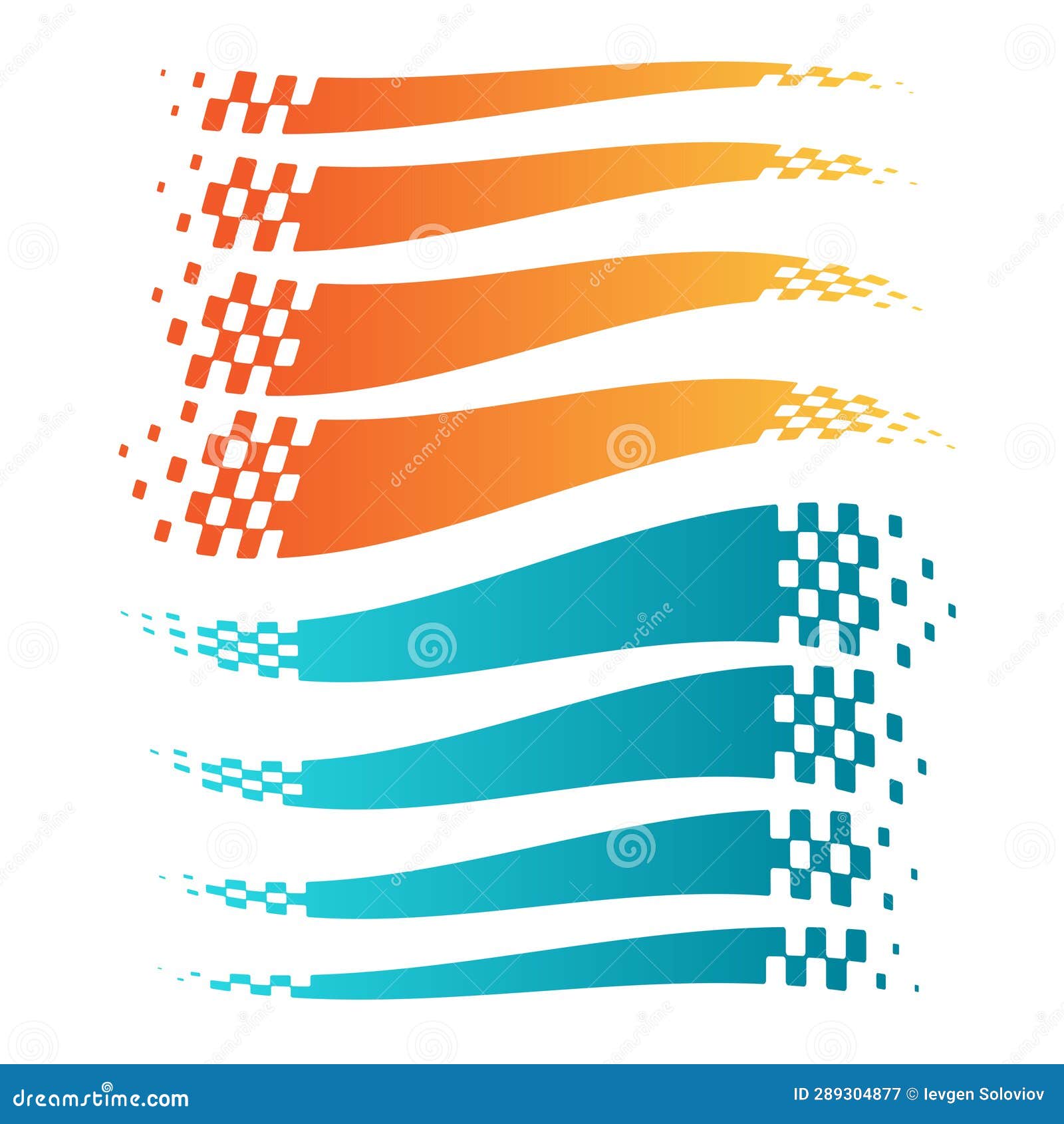 Abstract Horizontal Race Track Checkered Stock Illustration ...