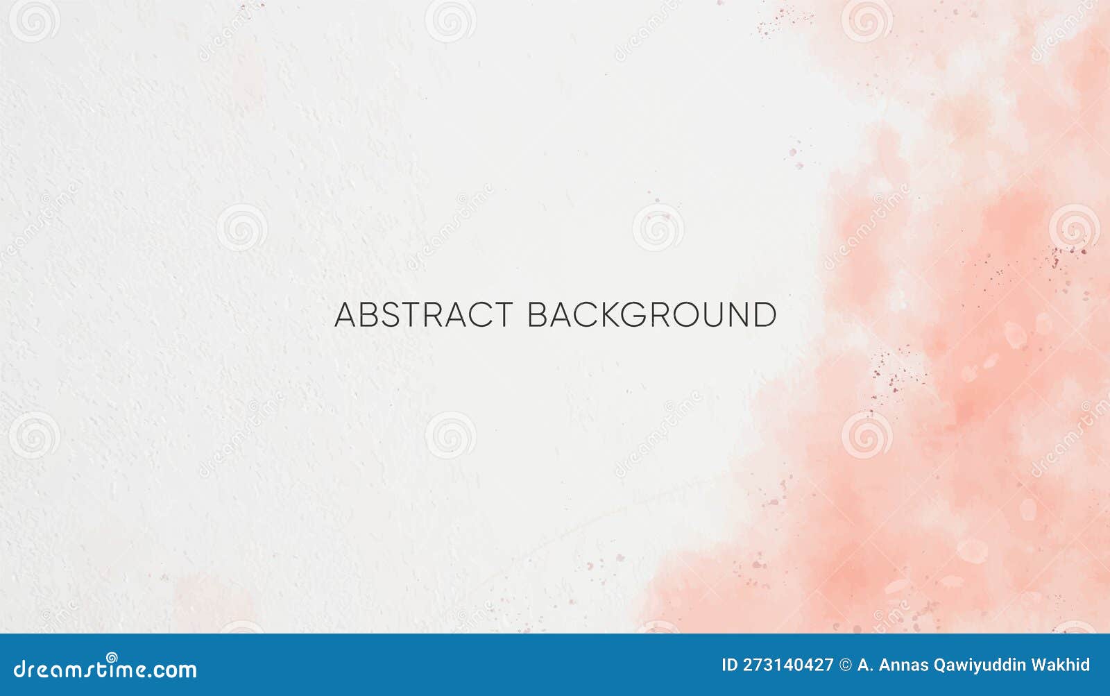 Abstract Horizontal Watercolor Background. Neutral Light Colored Empty ...