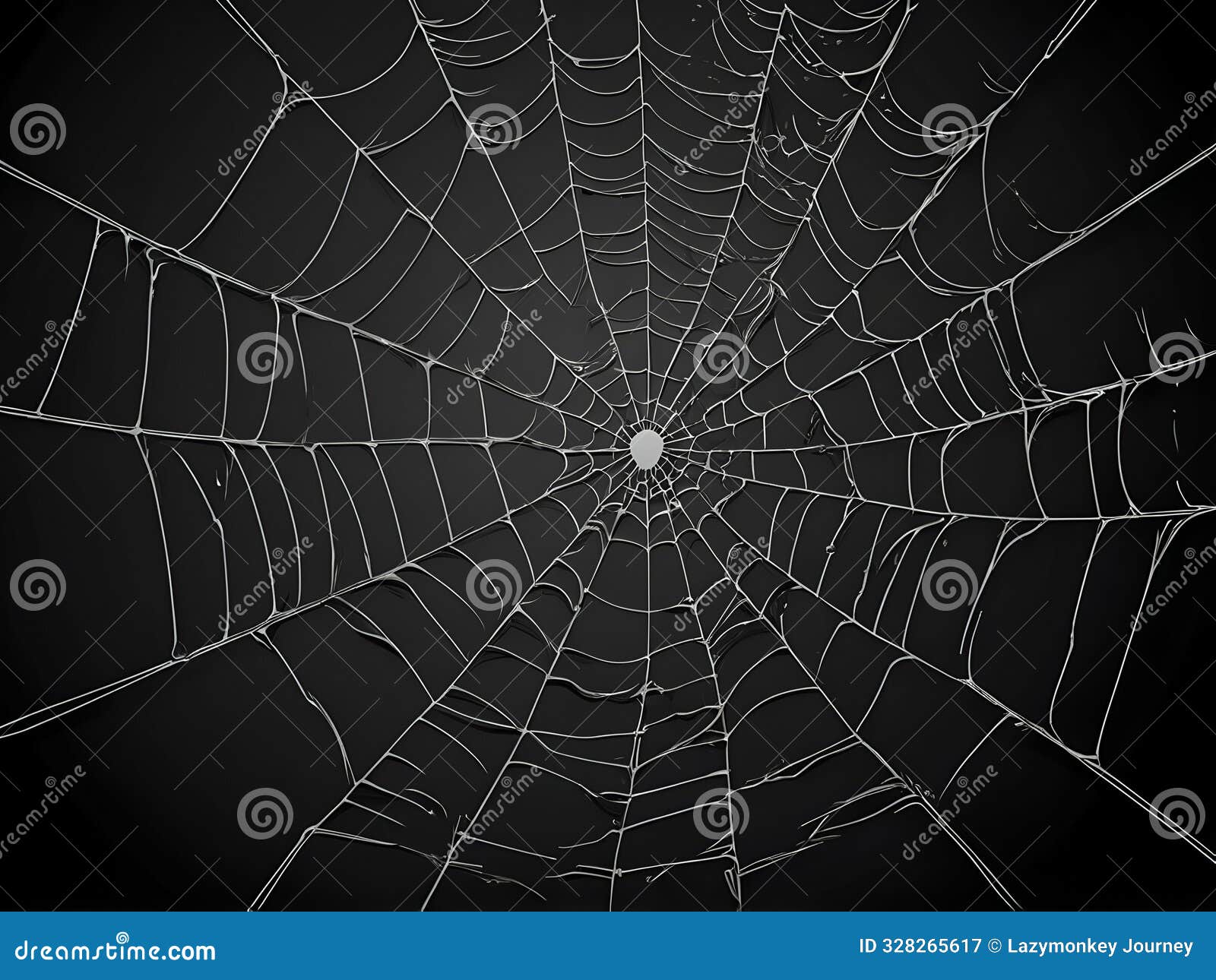 Abstract Horror Realistic Spider Web Background Texture. Hanging Cobweb ...
