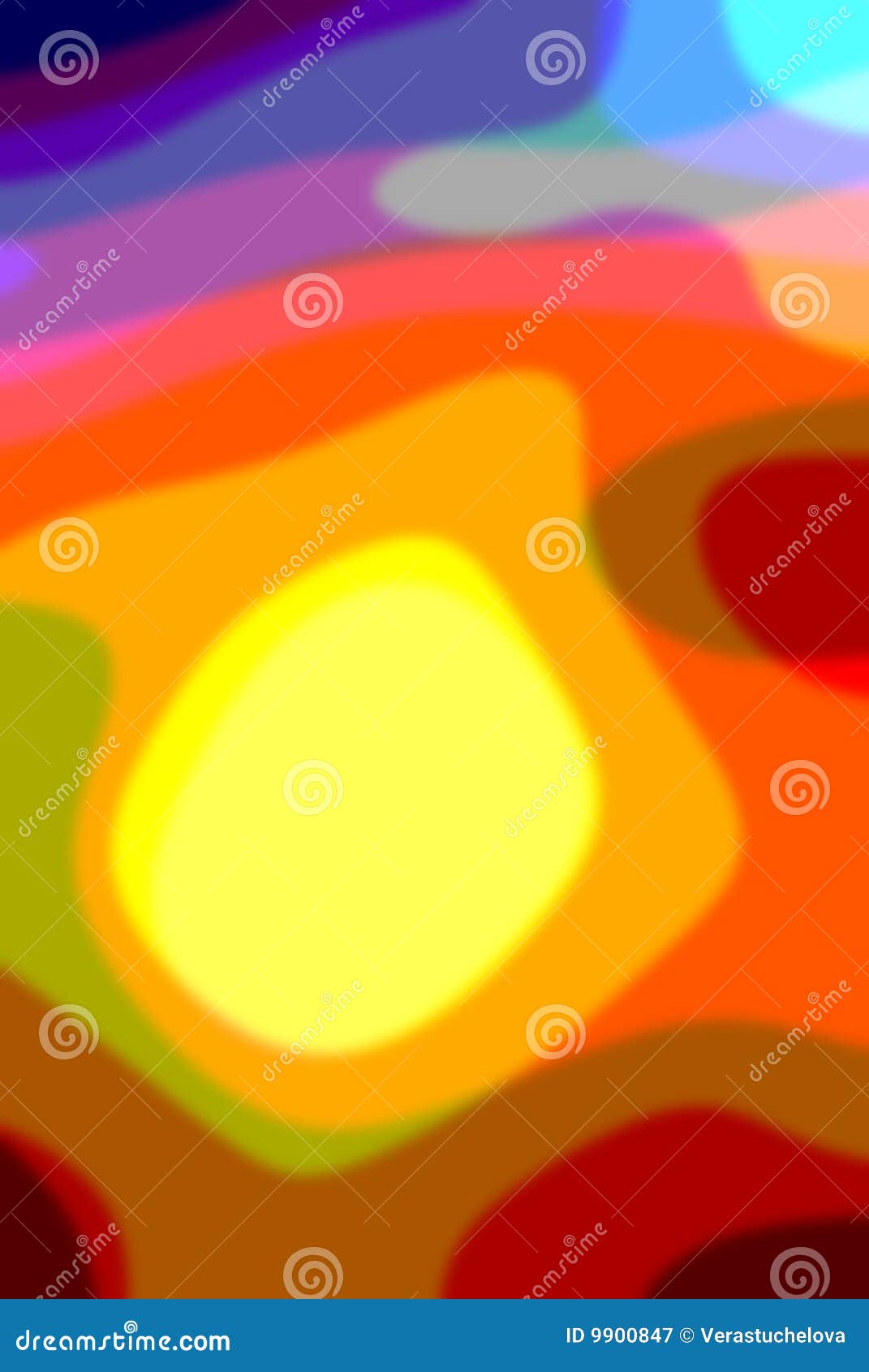 Abstract hot colors stock illustration. Illustration of blue - 9900847