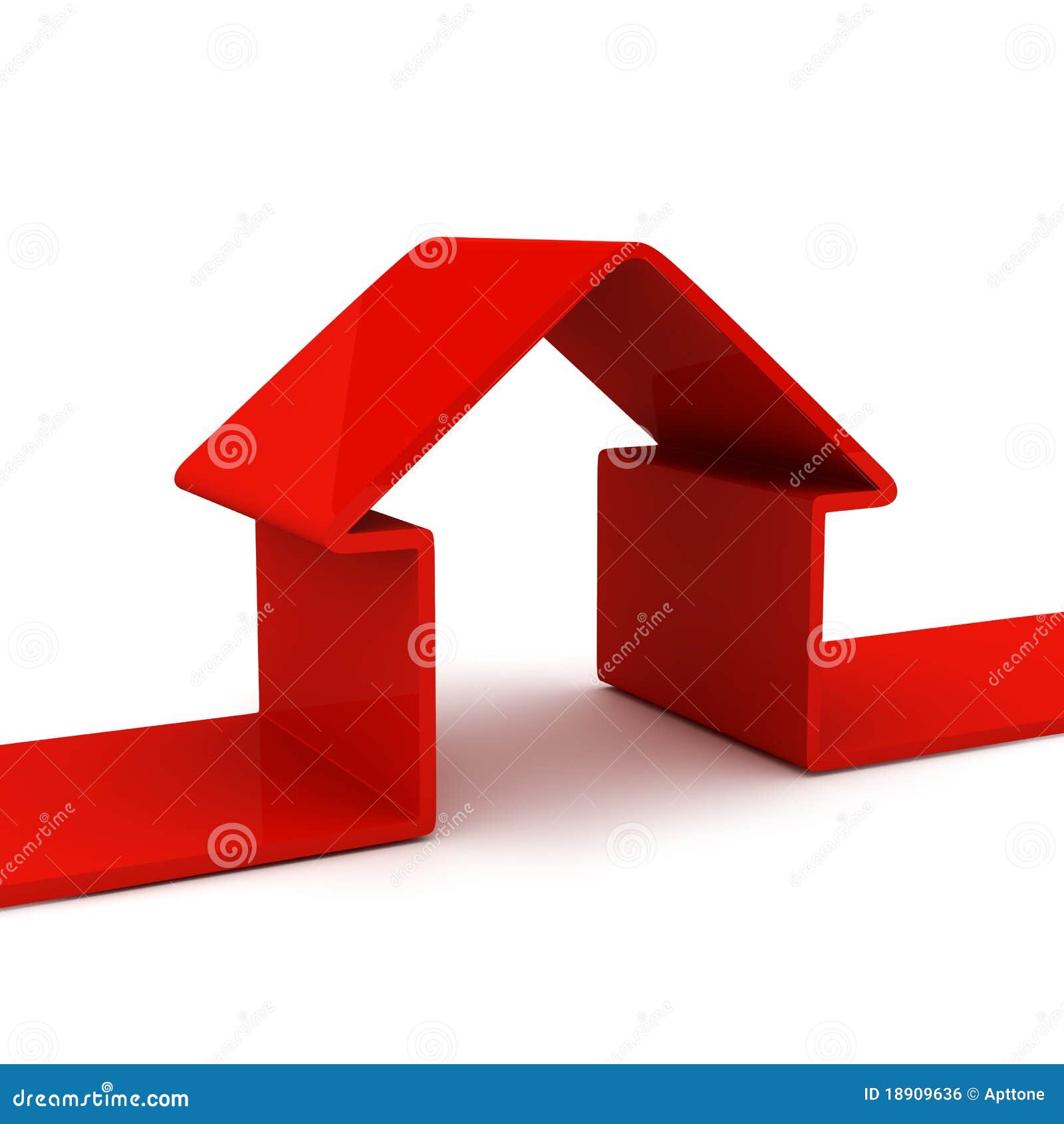 Abstract house stock illustration. Illustration of background - 18909636