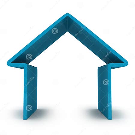 Abstract house stock illustration. Illustration of icon - 24684421