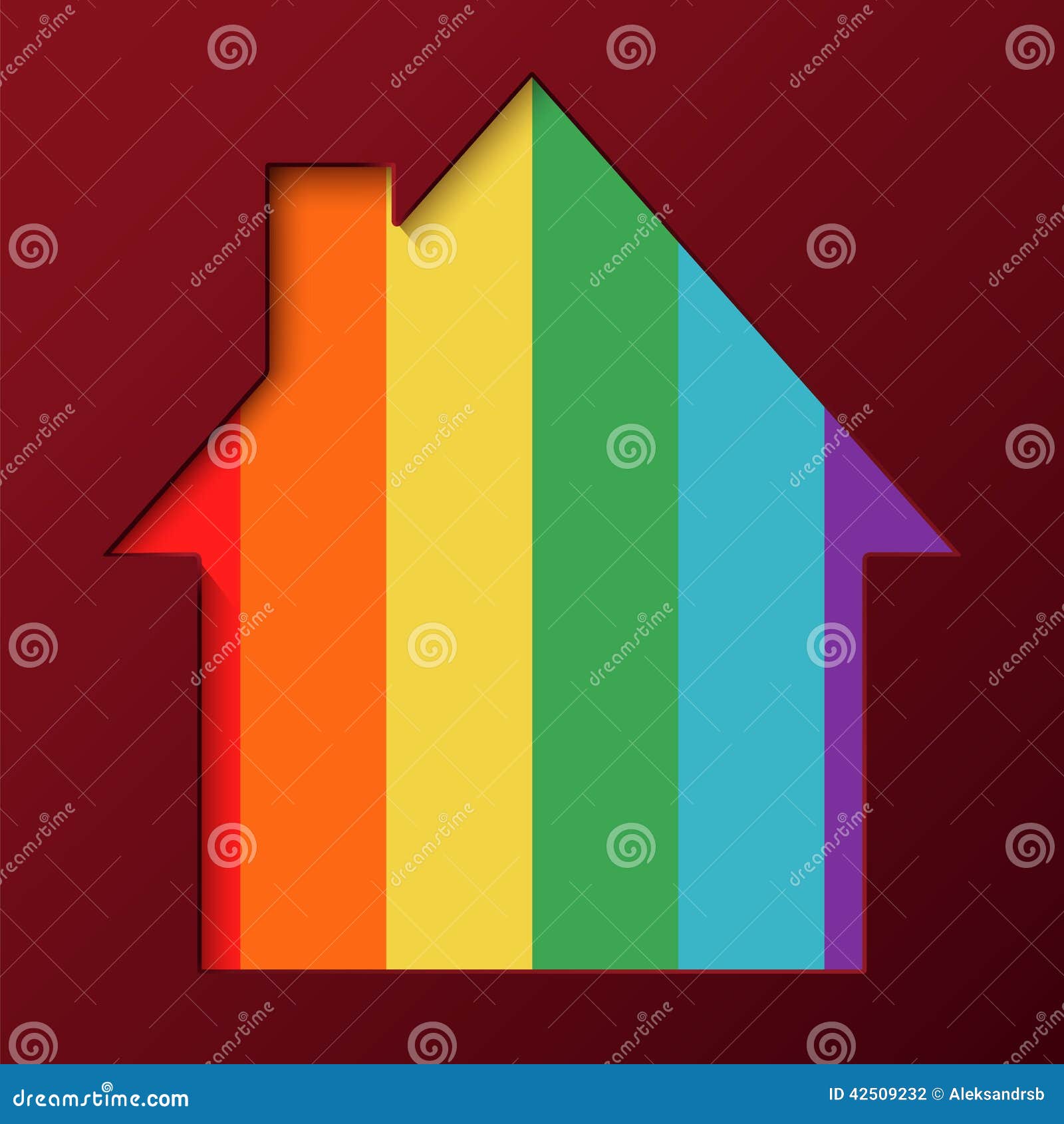 Abstract house background stock vector. Illustration of colorful - 42509232