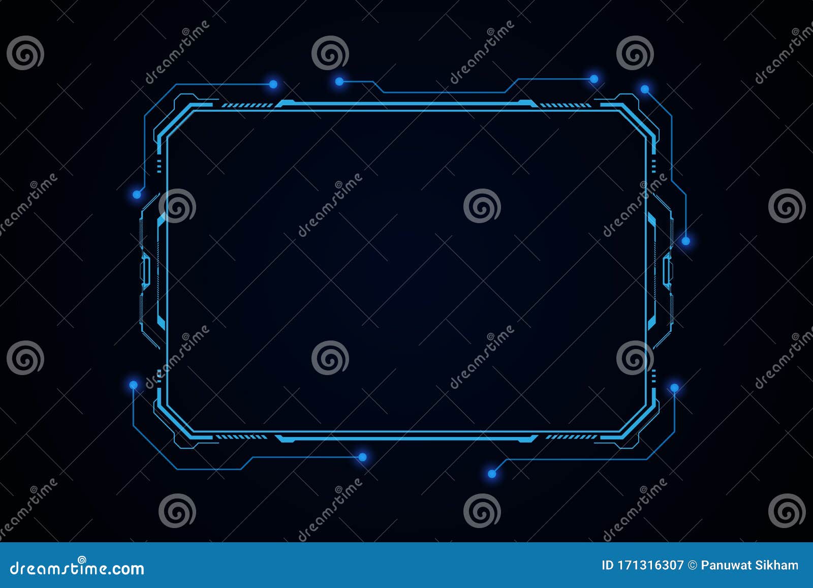 Abstract Hud Ui Gui Future Futuristic Screen System Virtual Design ...