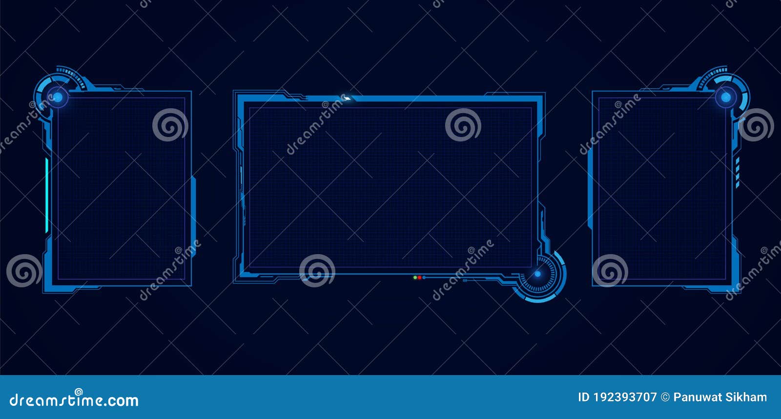 Abstract Hud Ui Gui Future Futuristic Screen System Virtual Design ...