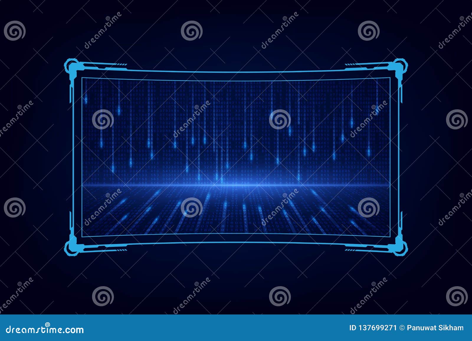 Abstract Hud Ui Gui Future Futuristic Screen System Virtual Design ...