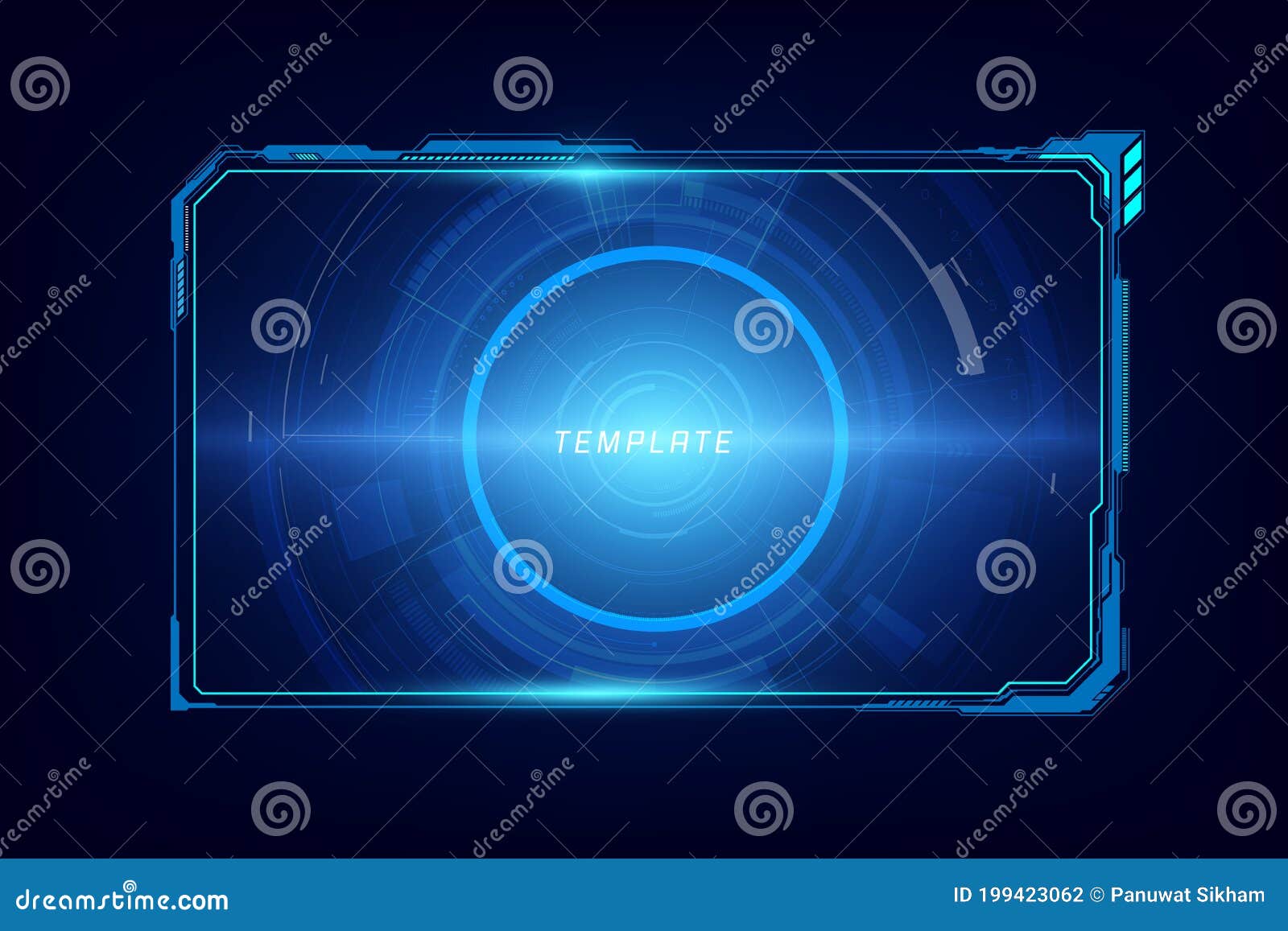 Abstract Hud Ui Gui Future Futuristic Screen System Virtual Design ...