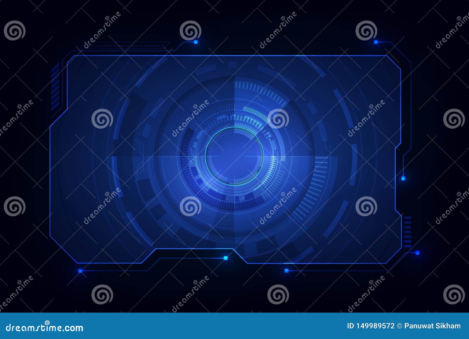 Abstract Hud Ui Gui Future Futuristic Screen System Virtual Design ...