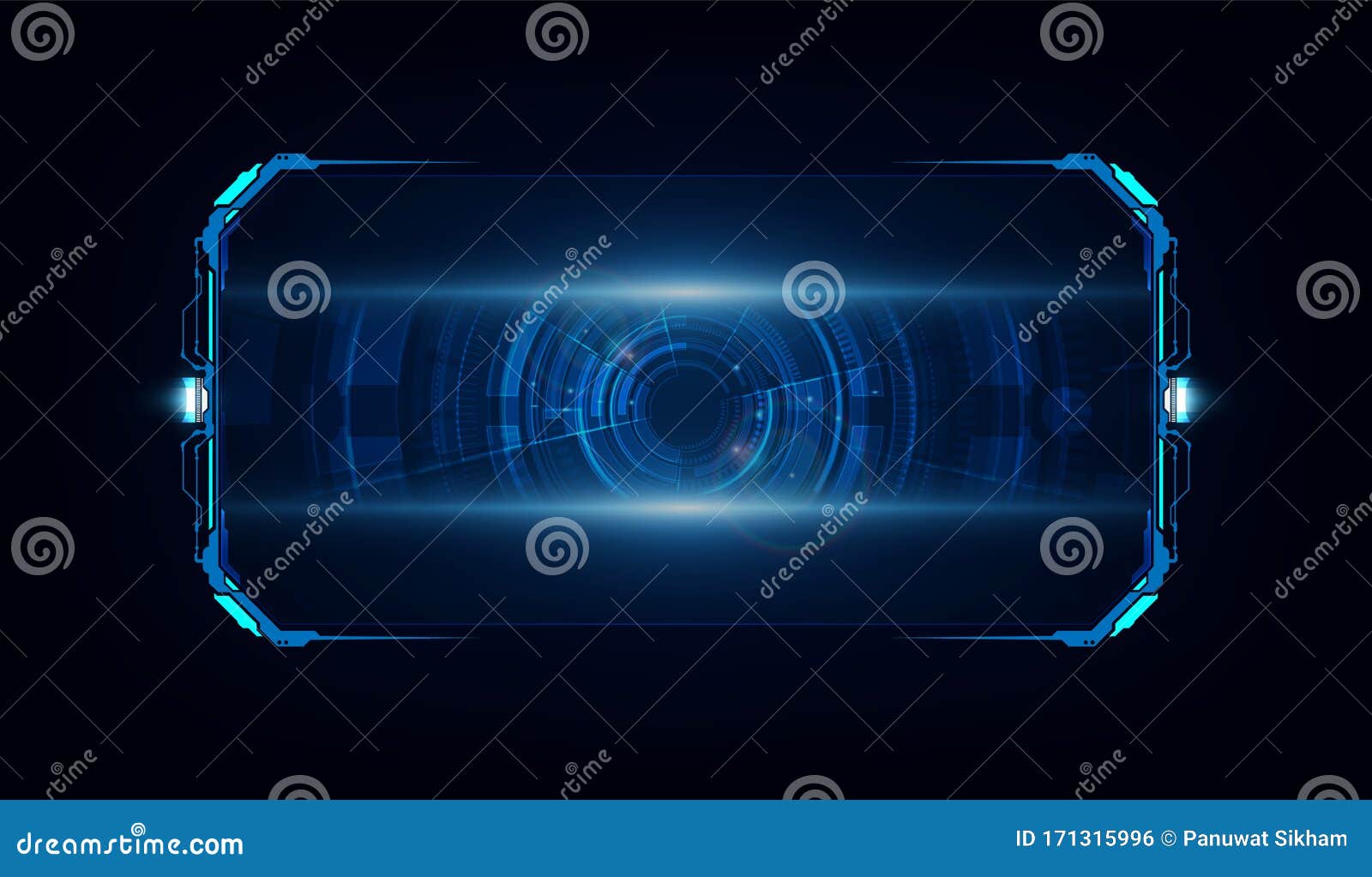 Abstract Hud Ui Gui Future Futuristic Screen System Virtual Design ...