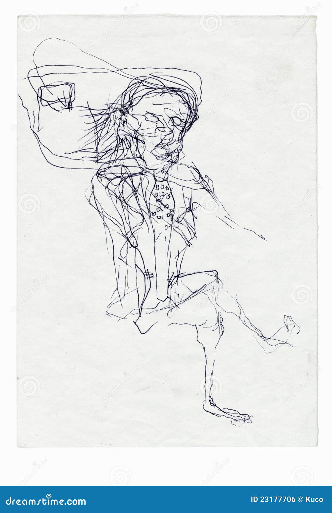 Abstract human stock illustration. Image of archaically - 23177706