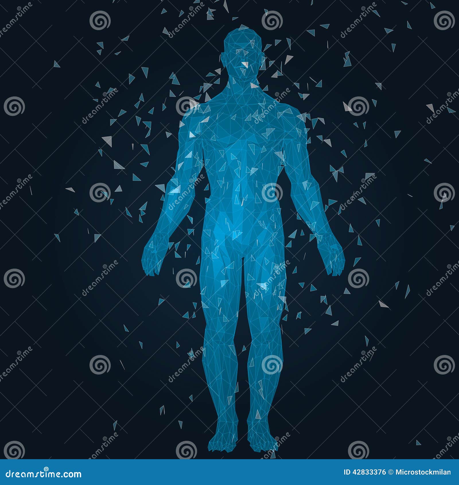 Abstract Human stock illustration. Illustration of geometric - 42833376