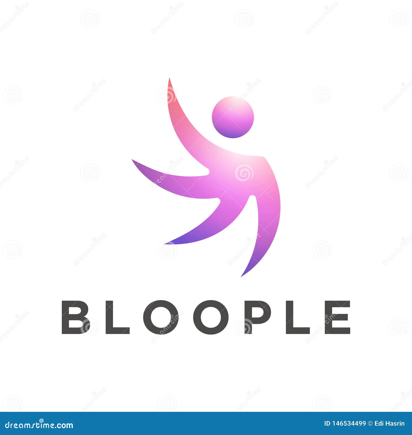 Abstract Human Body Logo Template Stock Vector - Illustration of office ...