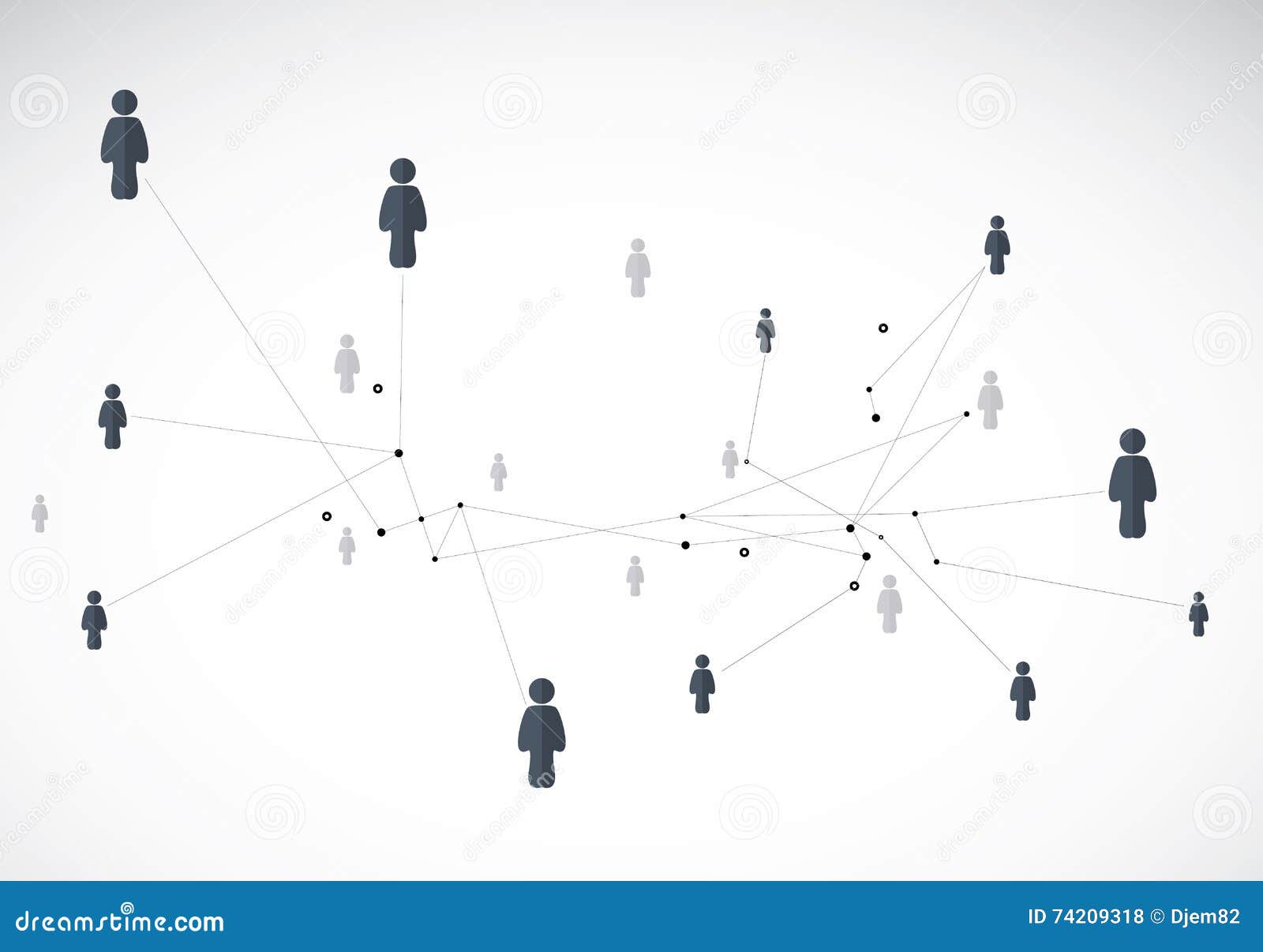 Abstract human connection. stock vector. Illustration of chart - 74209318