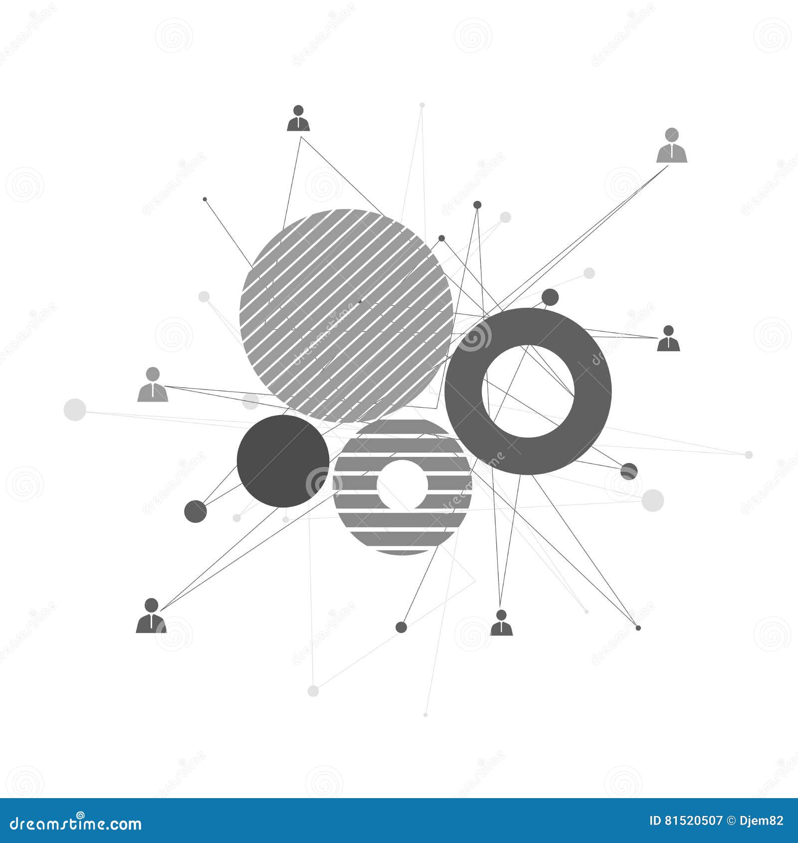 Abstract human connection stock vector. Illustration of plan - 81520507