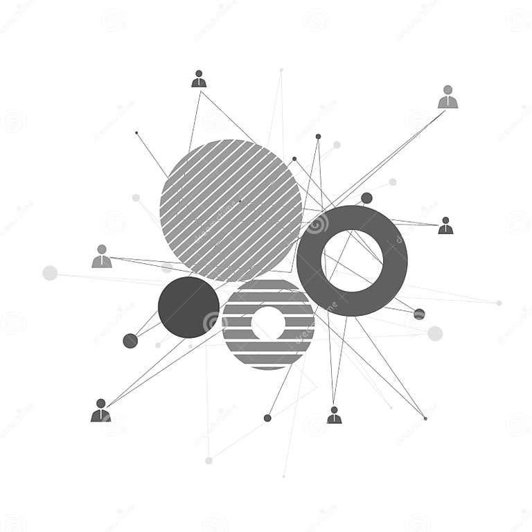 Abstract human connection stock vector. Illustration of plan - 81520507