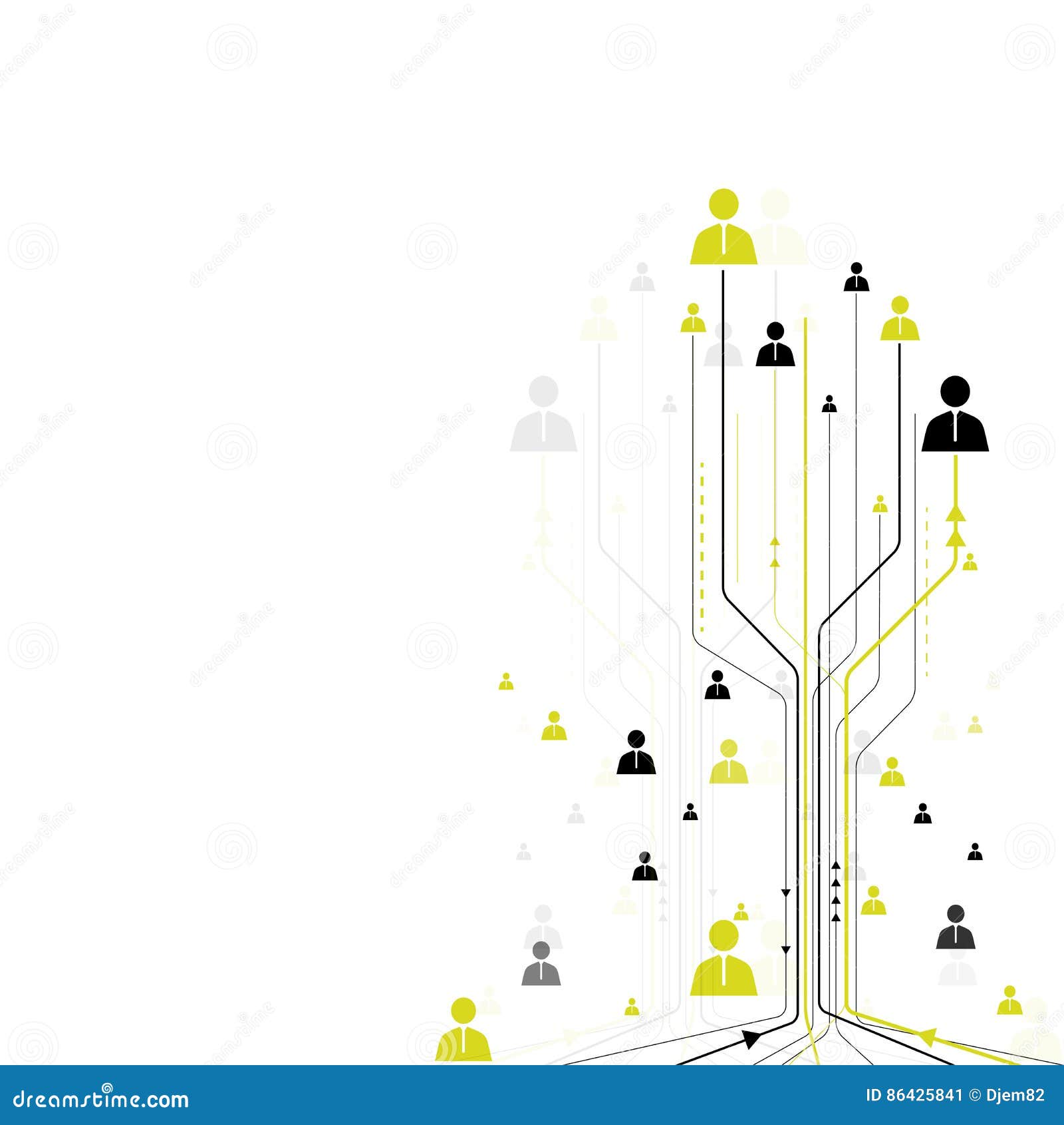 Abstract human connection stock vector. Illustration of mindset - 86425841
