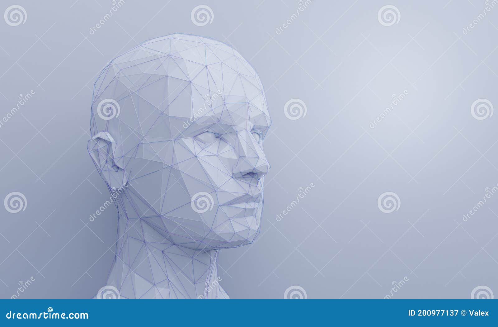 Abstract Human Face stock illustration. Illustration of face - 200977137