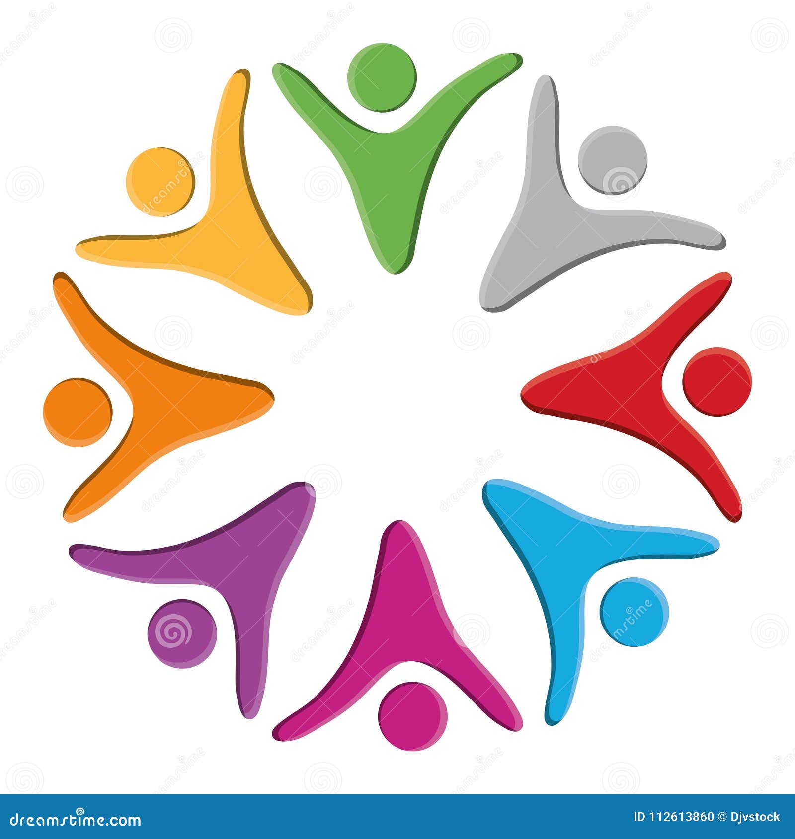 Abstract Human Figures Design Stock Vector - Illustration of identity ...